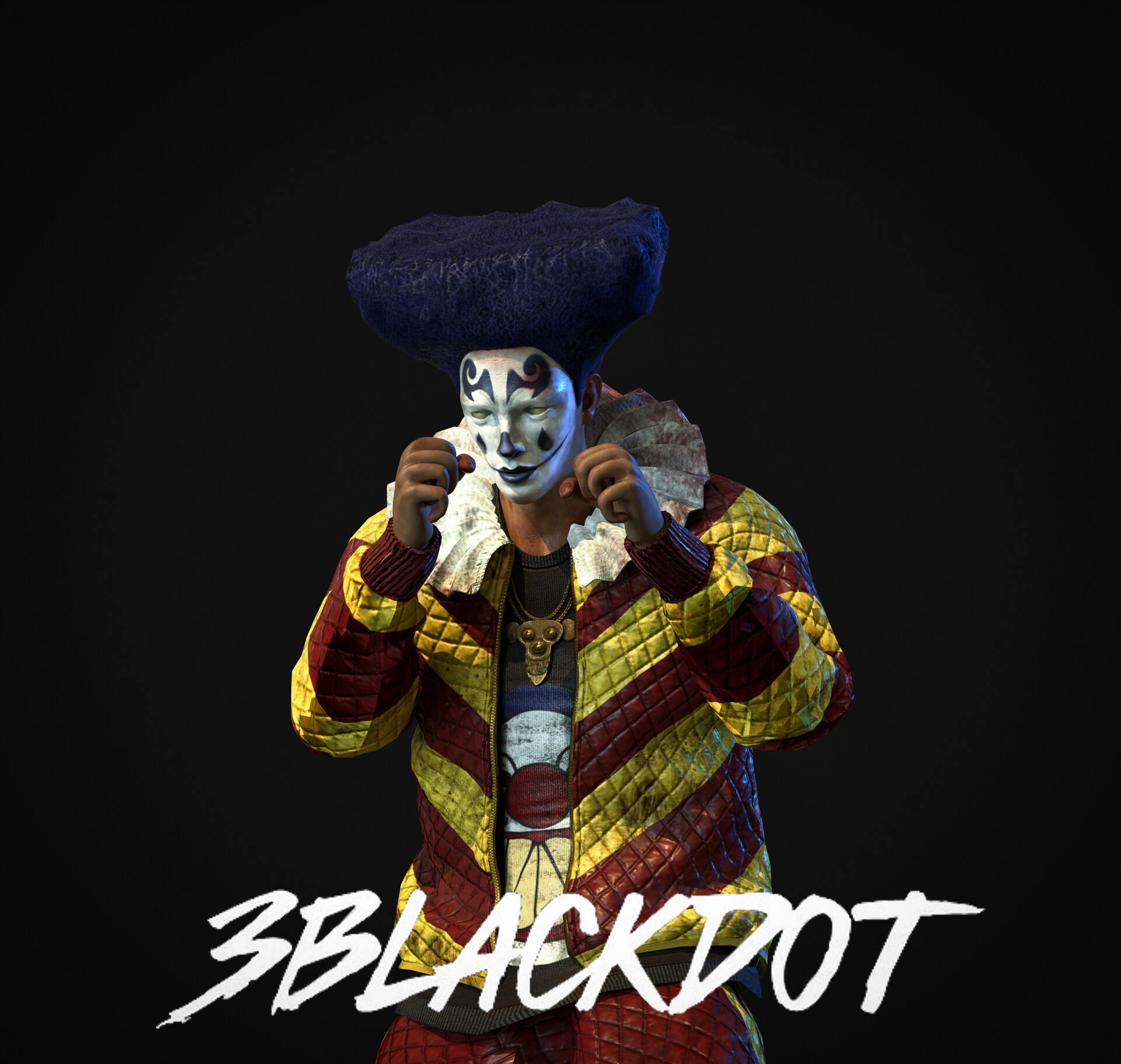 ArtStation - Clown king-Game ready