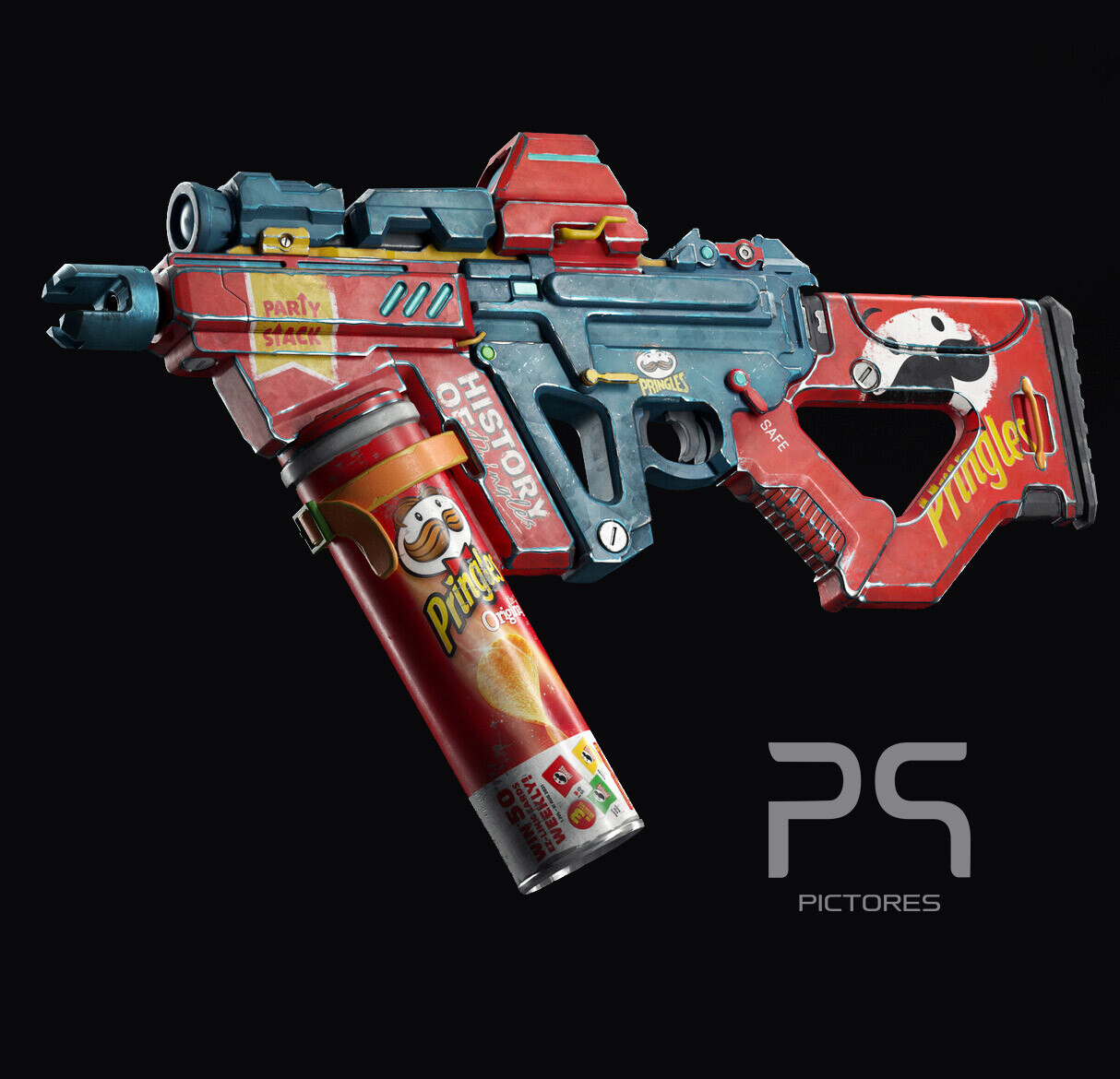 ArtStation - Rifle (Pringles)