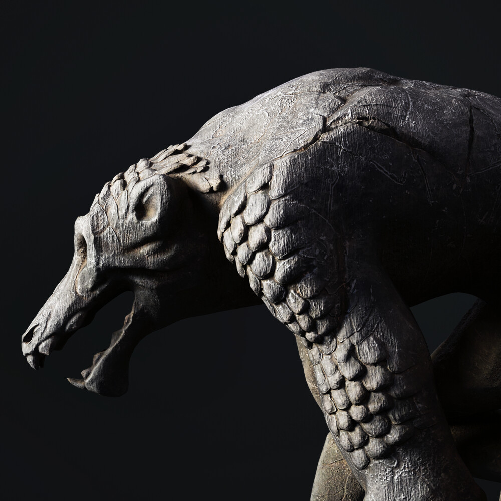 ArtStation - Guardian statue