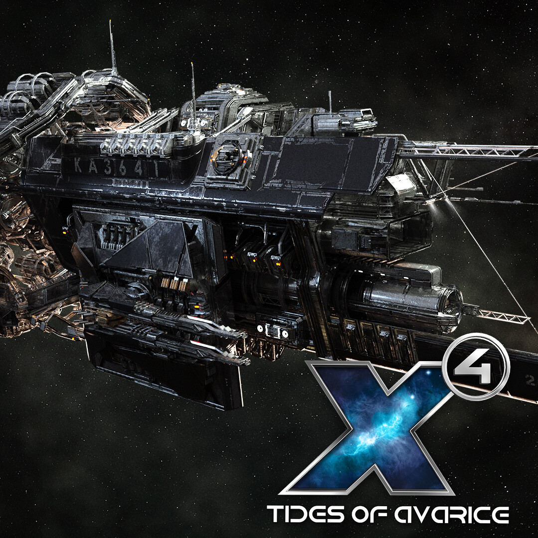 ArtStation - X4 - Tides of Avarice - mining ship