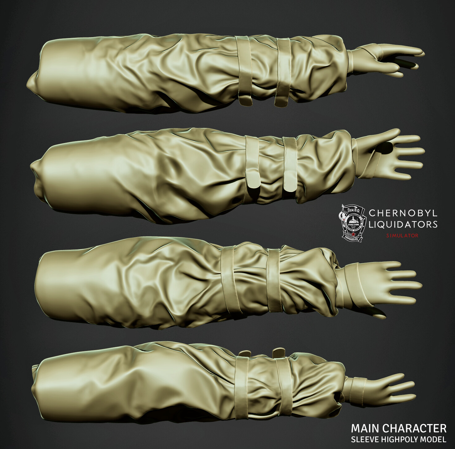 ArtStation - Fireman's Sleeve - Chernobyl Liquidators Simulator