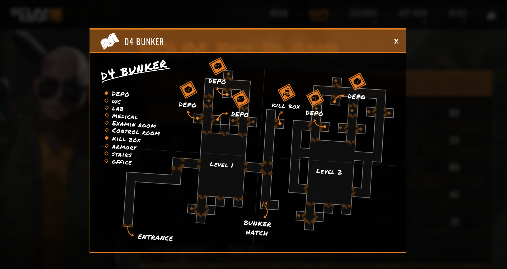 ArtStation - Scum-Map UI Website Concept