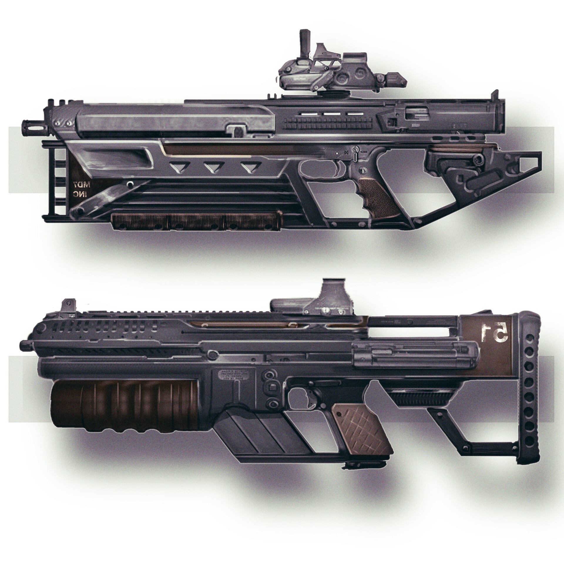 ArtStation - Heavy Duty Rifles