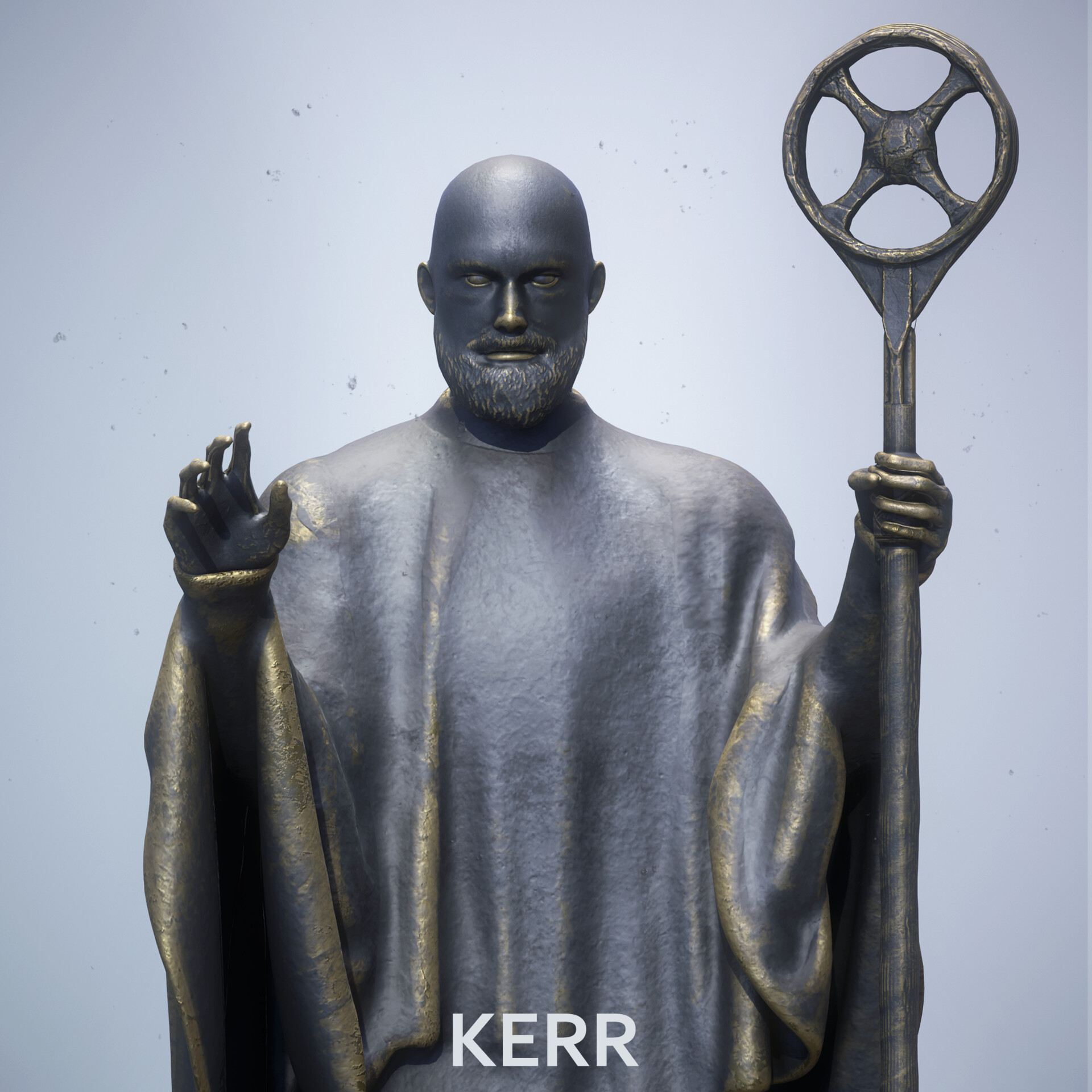 ArtStation - The Statue of Sorcerer Kerr