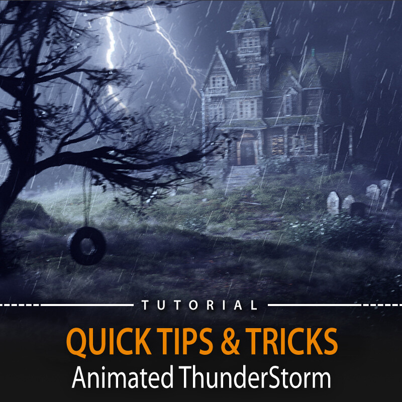 ArtStation - Create a ThunderStorm | QuickTips #3