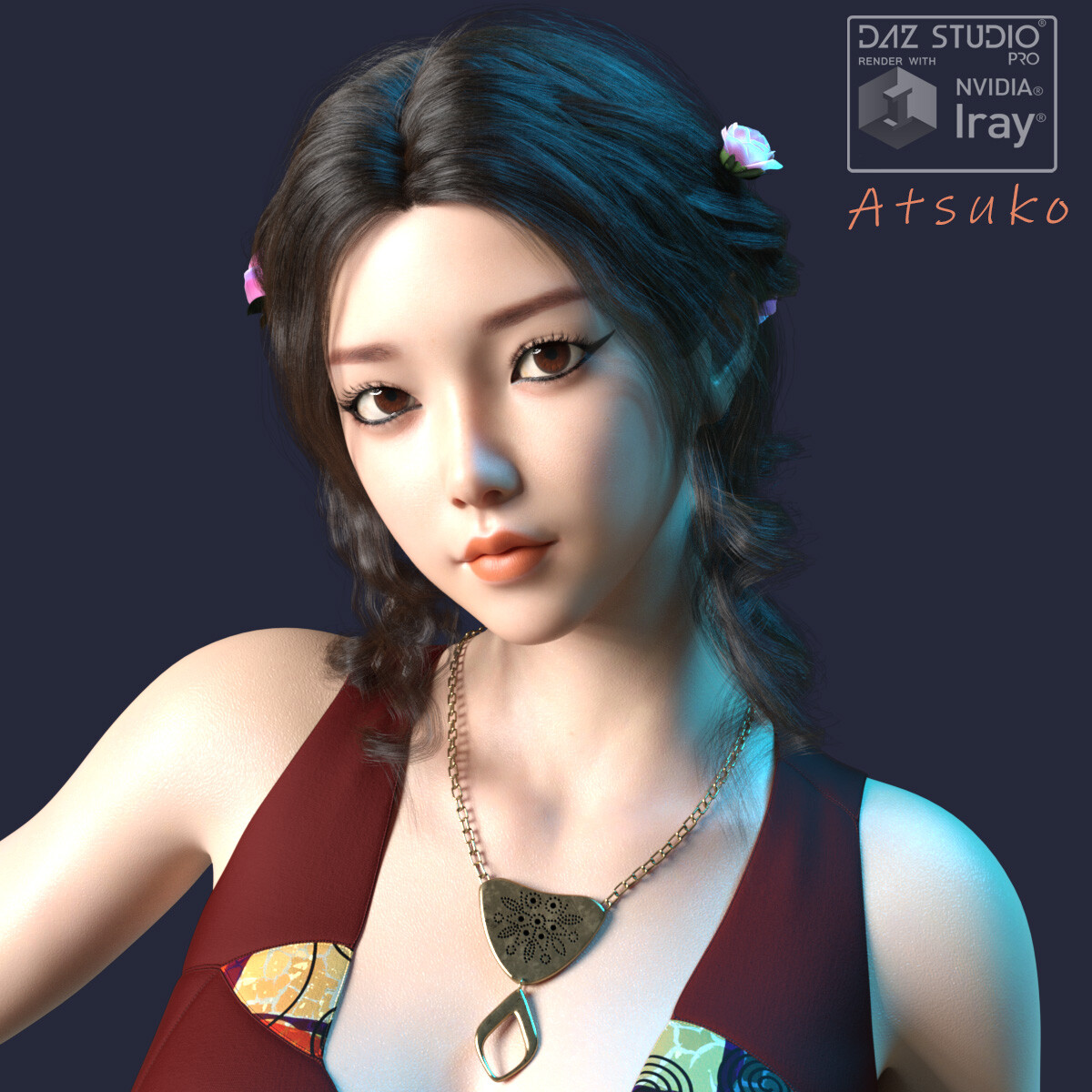 ArtStation - Atsuko For Genesis 8 Female