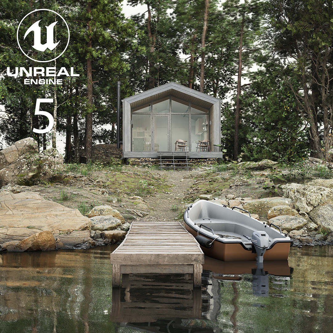 ArtStation - Barn House on the island / Unreal Engine 5