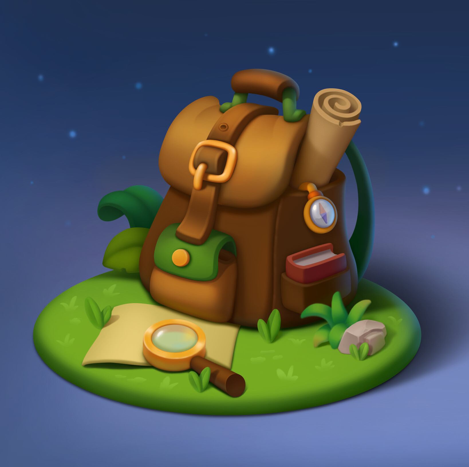 ArtStation - Detective backpack