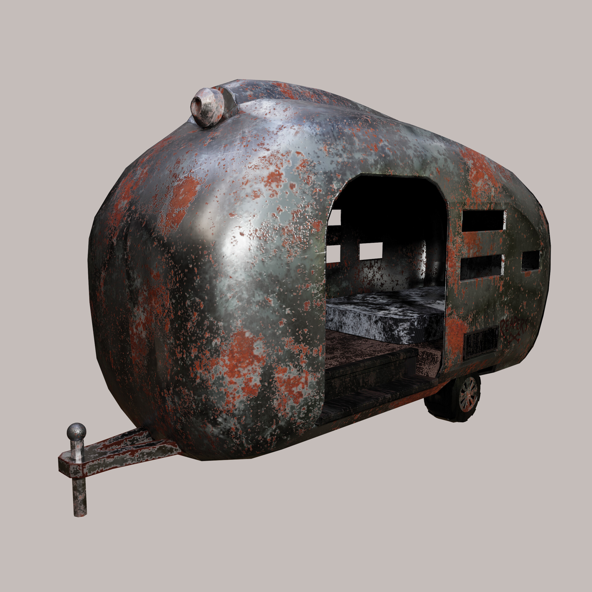 ArtStation - RTX Project: Fallout 3 Camper Van