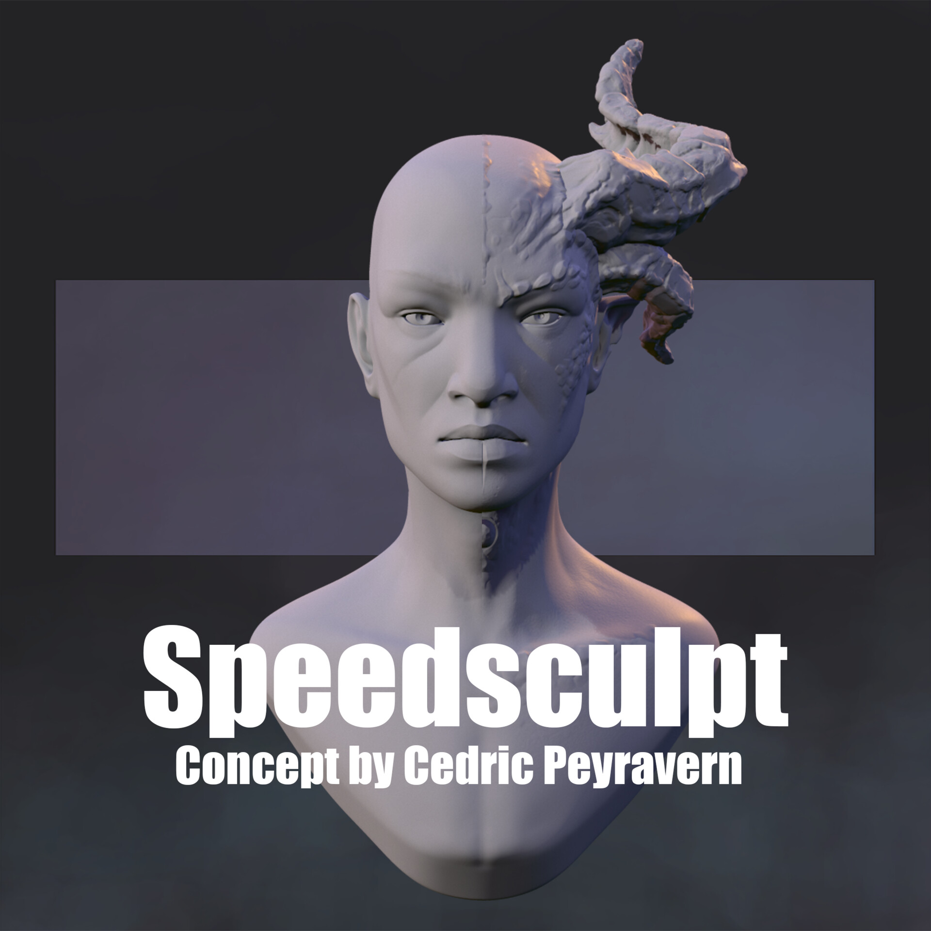 ArtStation - [Diablo 4 Fanart] Monsterized speedsculpt portrait