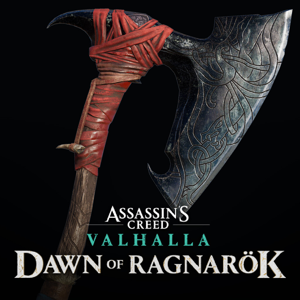 ArtStation - Jotnar Cleaver Divine Bearded Axe - Assasin's Creed Valhalla