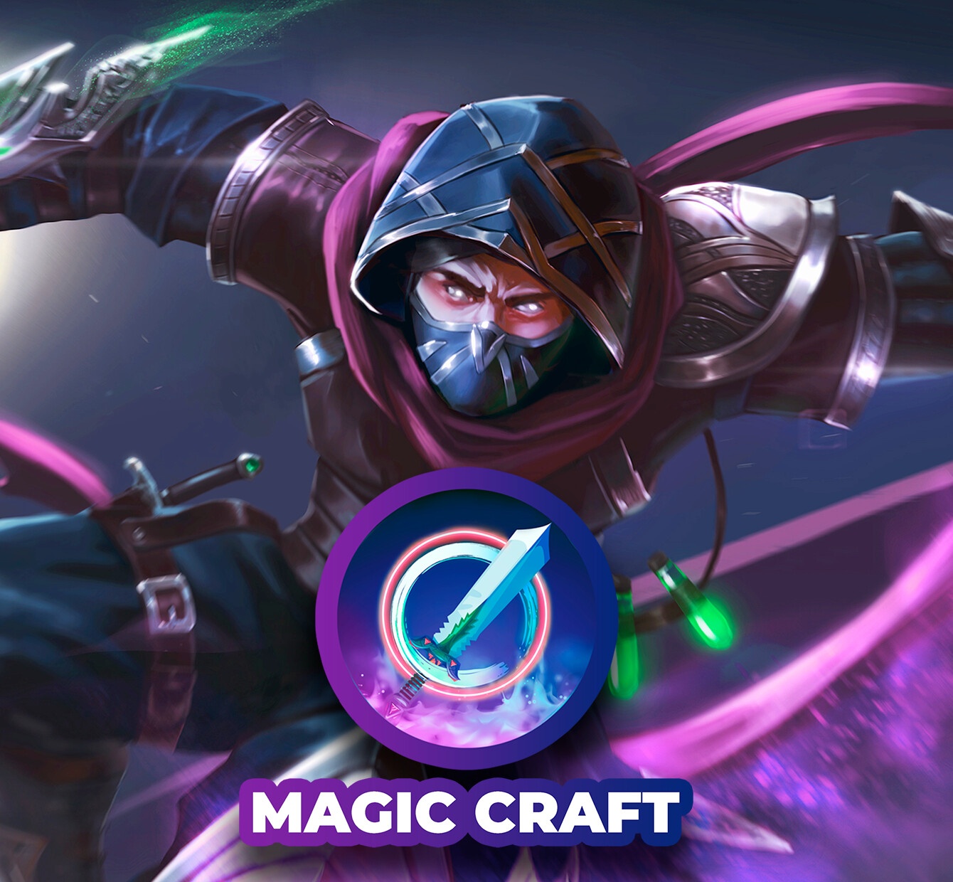 ArtStation - The assassin - Magic Craft Game splash art