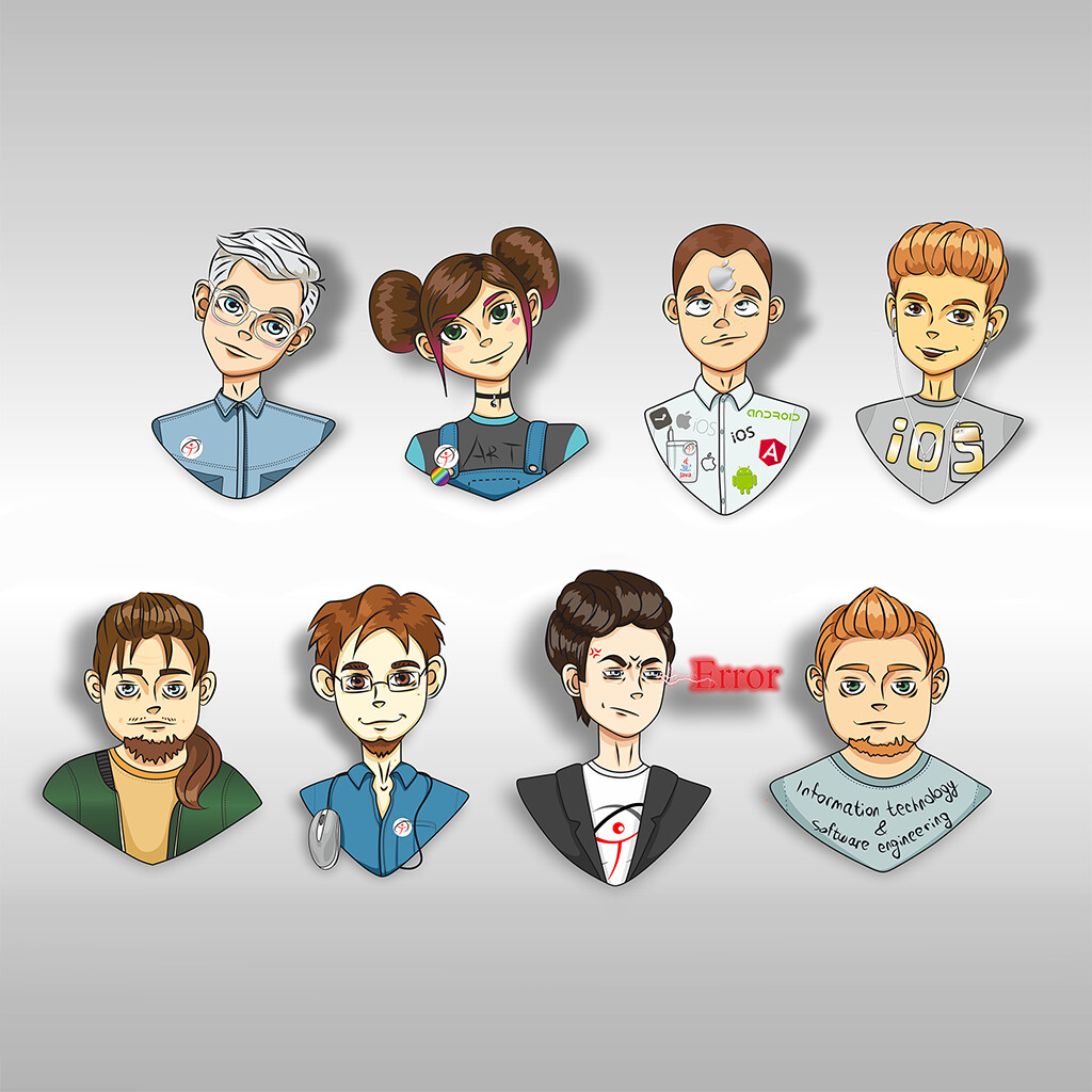 ArtStation - Stylized Stickers
