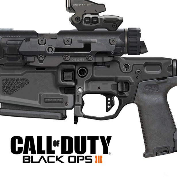 ArtStation - Shock Rifle Concept Black Ops III.