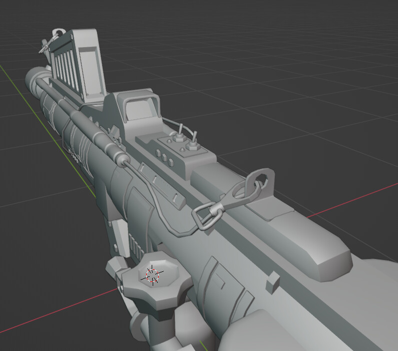 ArtStation - Alien Isolation Flamethrower | Personal project