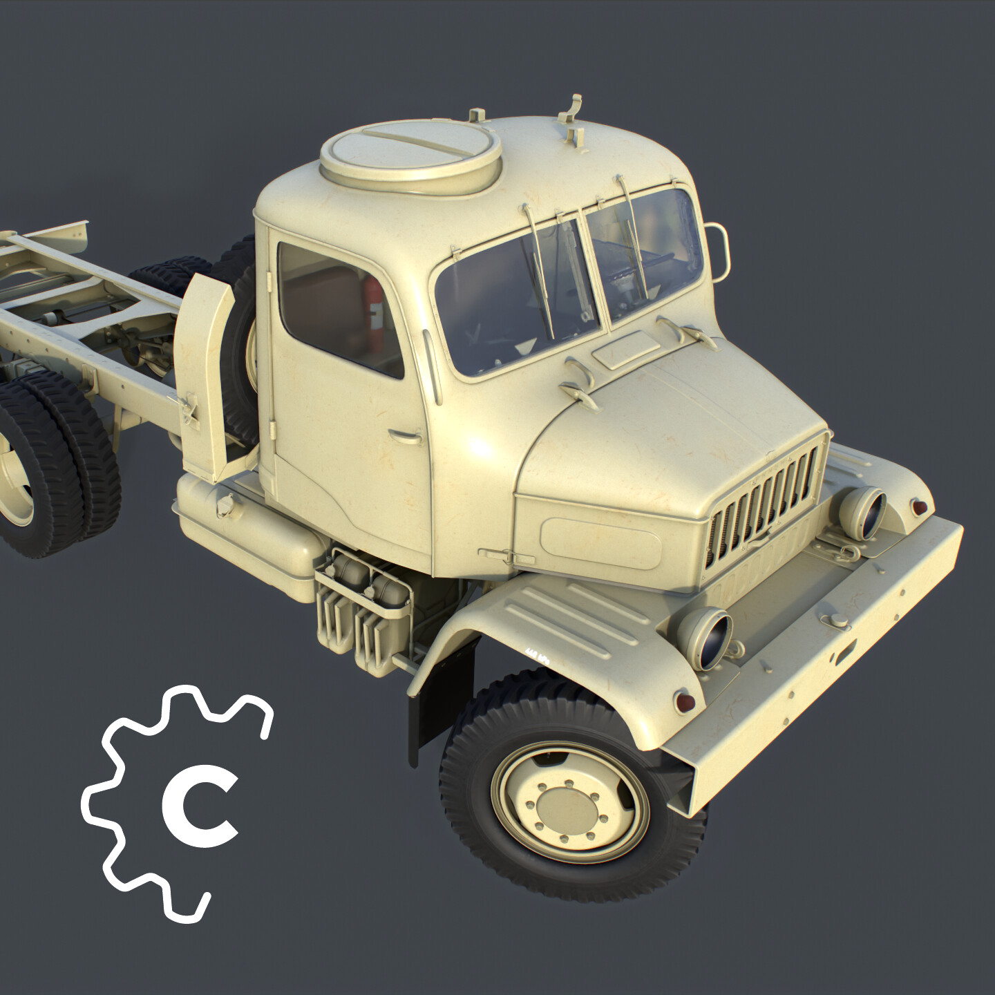 ArtStation - Praga V3S (Platform – Military Variant Brown) [CoolWorks Studio]