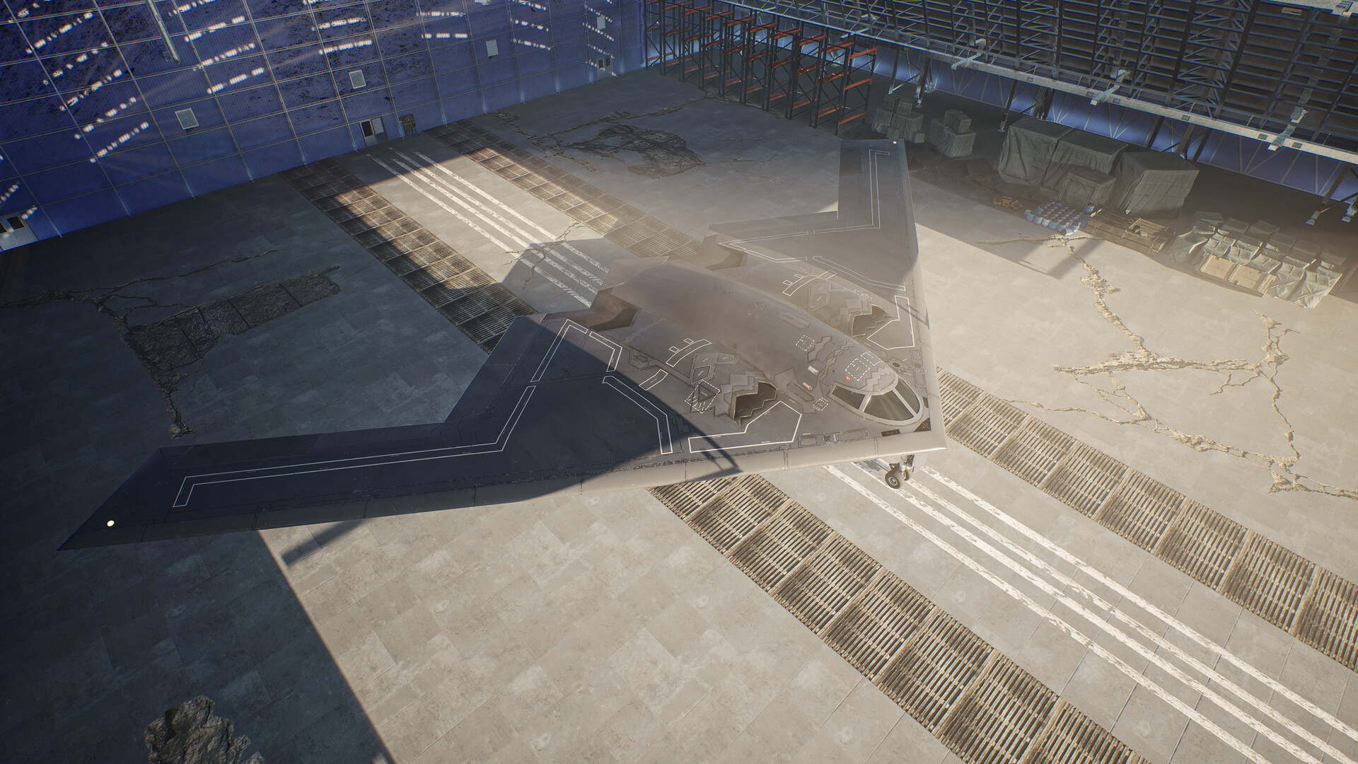 ArtStation - B2 Bomber in Hangar