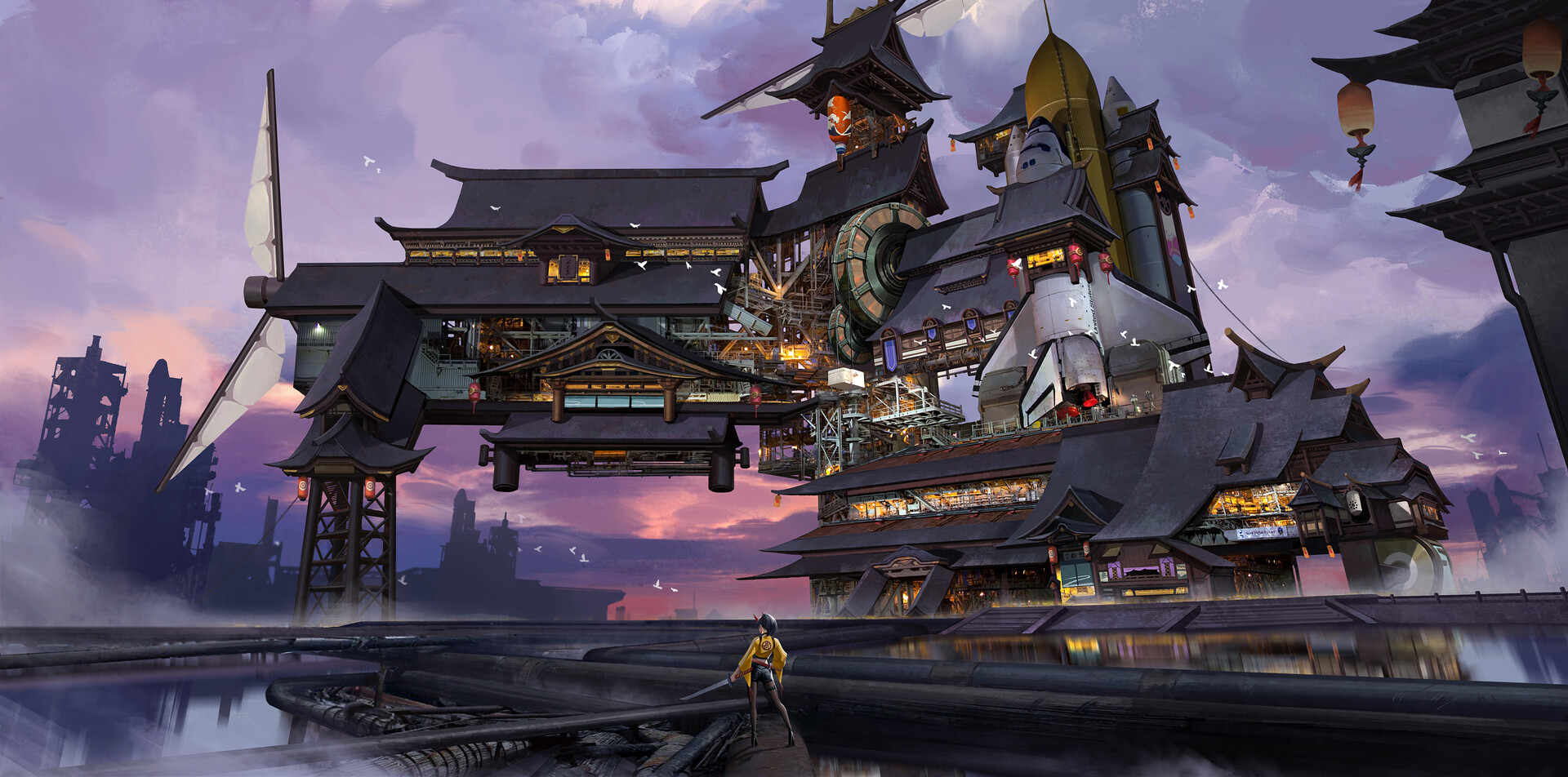 ArtStation - Space Center City