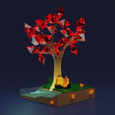 ArtStation - Crystal Tree 1