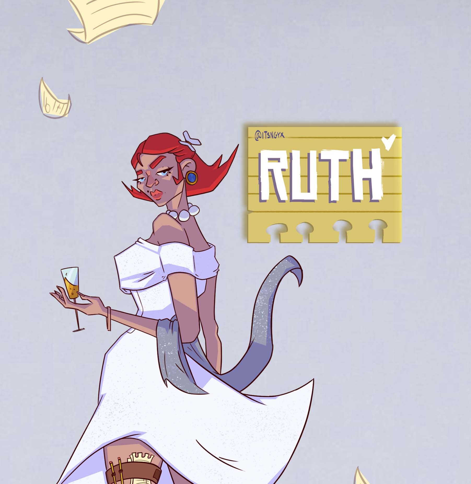 ArtStation - Ruth The Secretary - Character Design