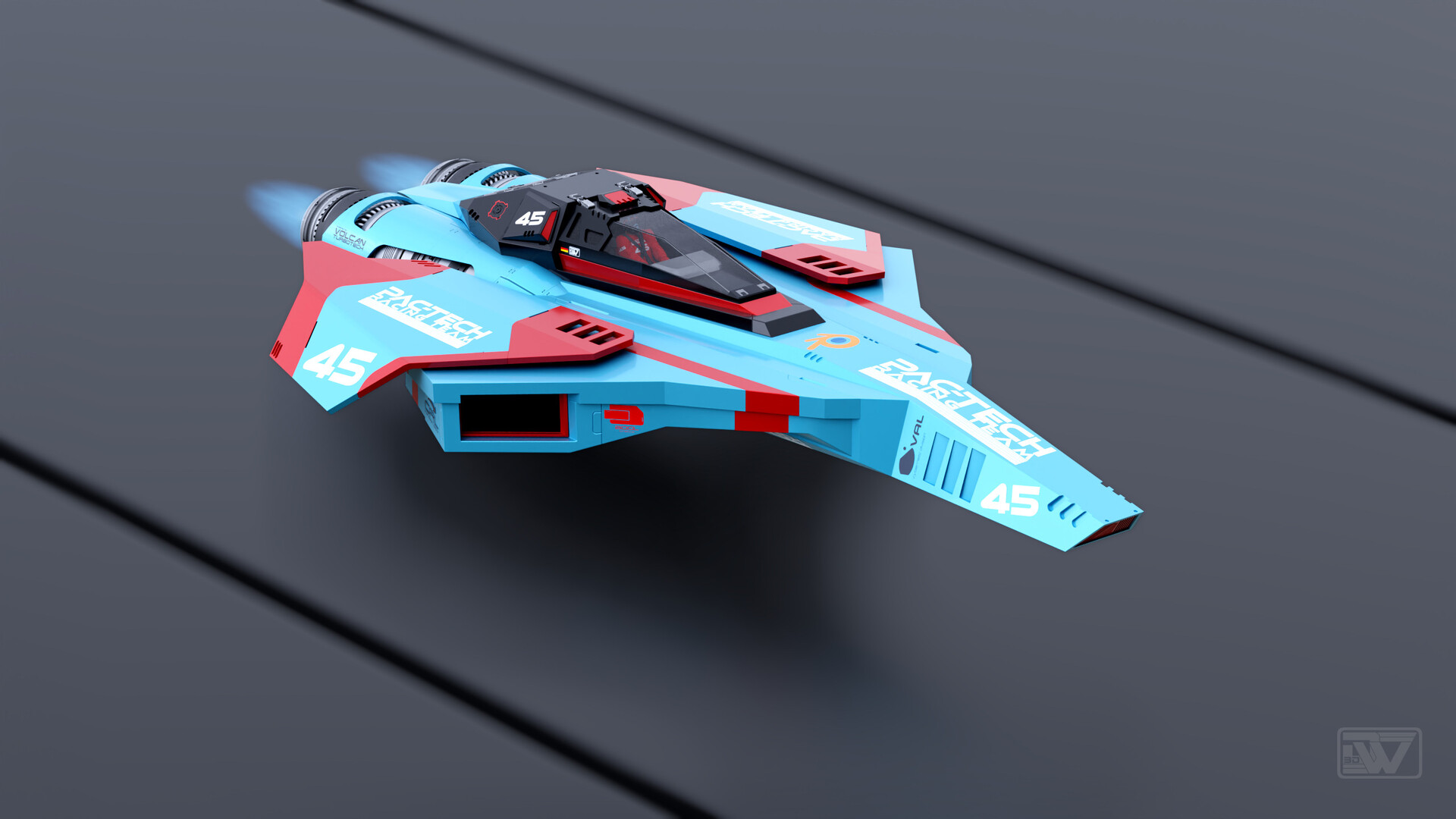 ArtStation - Racing Spaceship