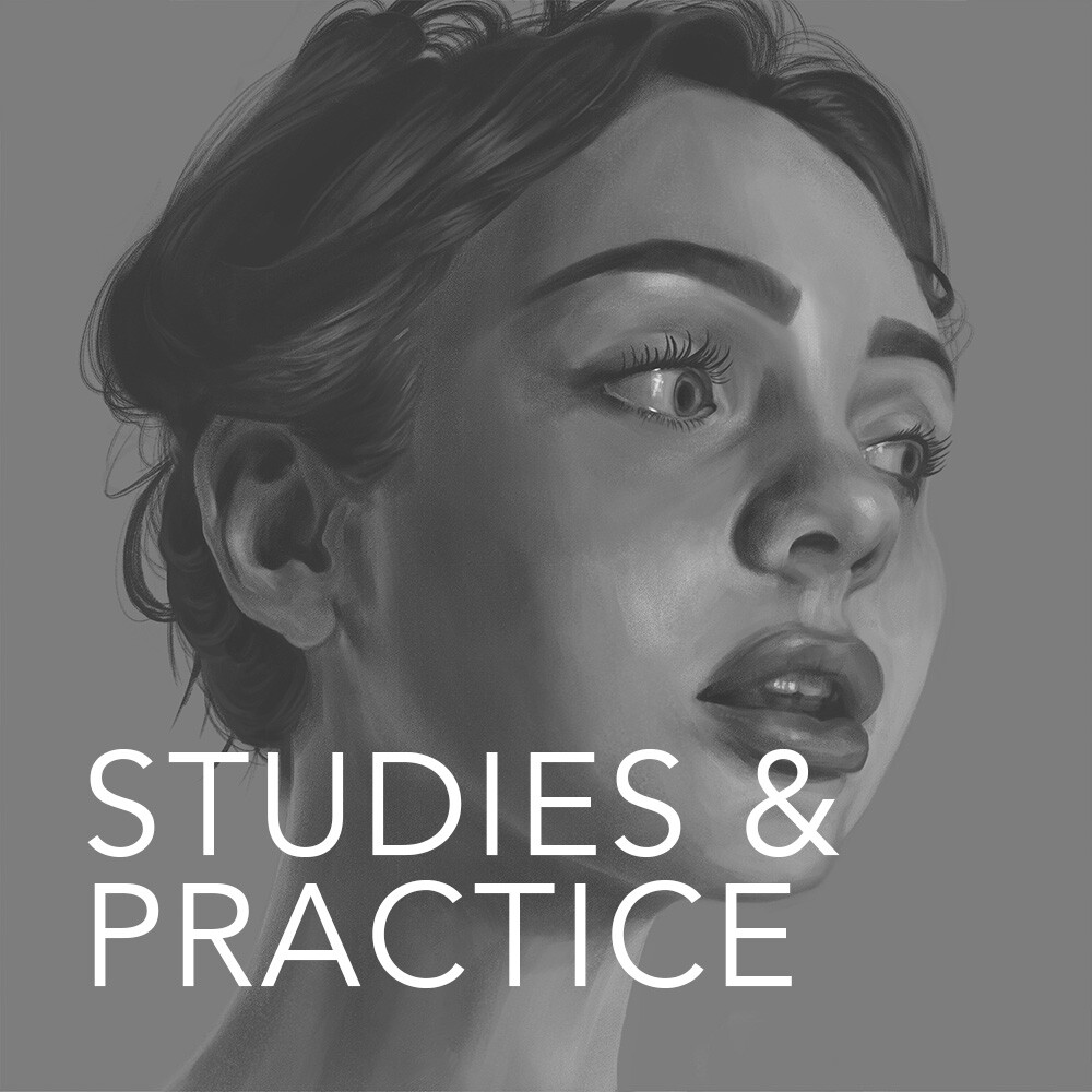 ArtStation - Portrait Practice (April, 2022)