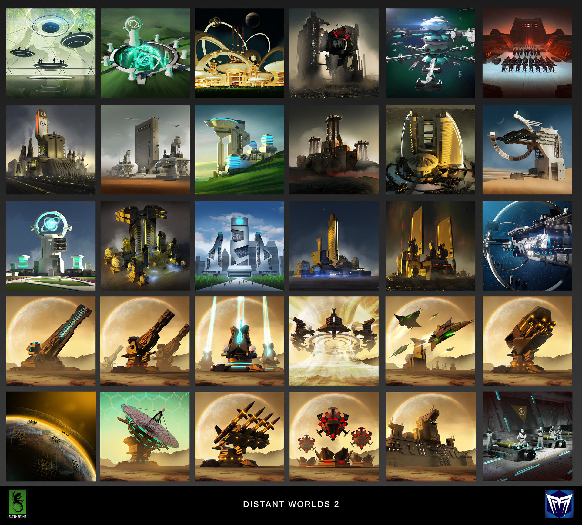 ArtStation - Distant Worlds 2 Game Art