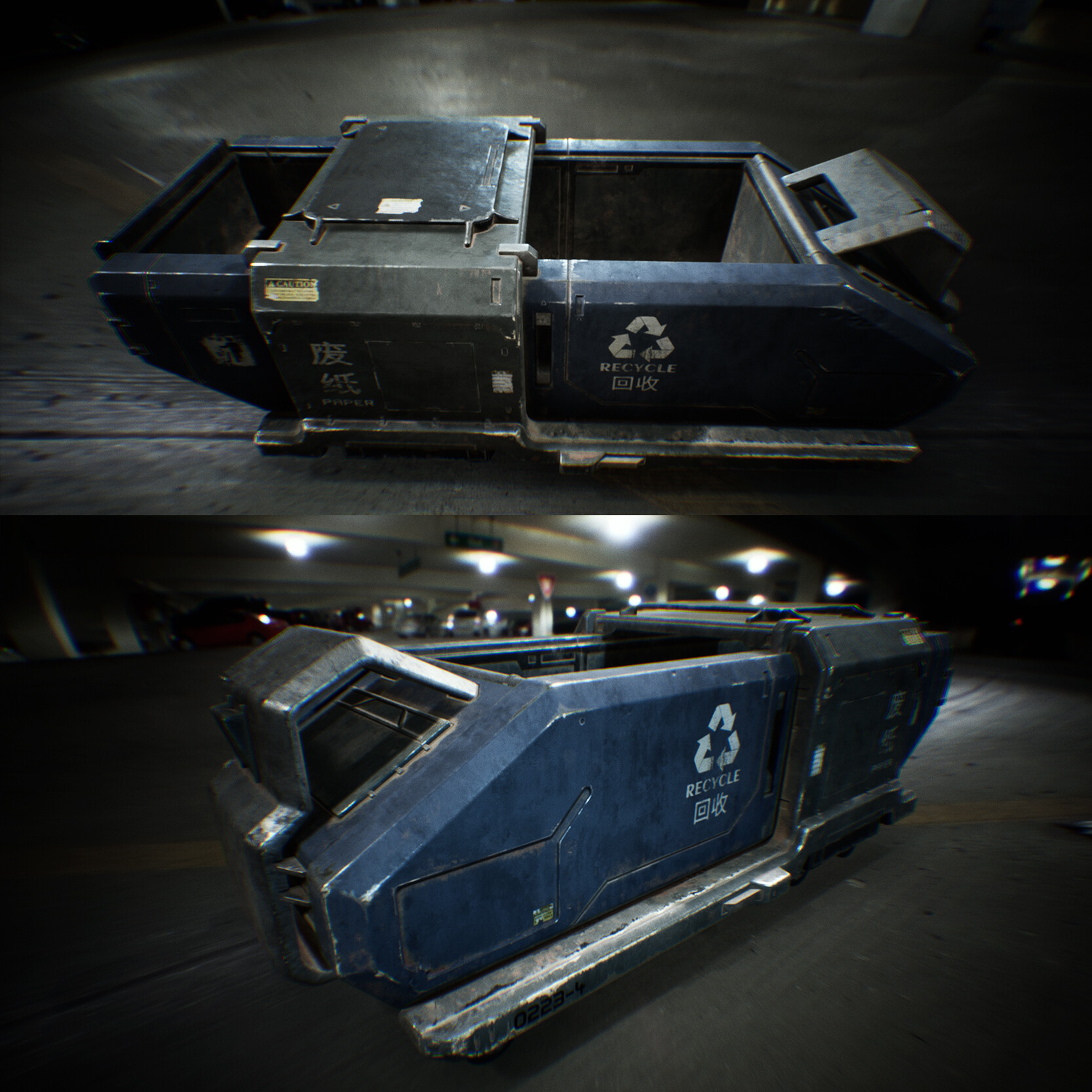 ArtStation - Sci-fi recycle container