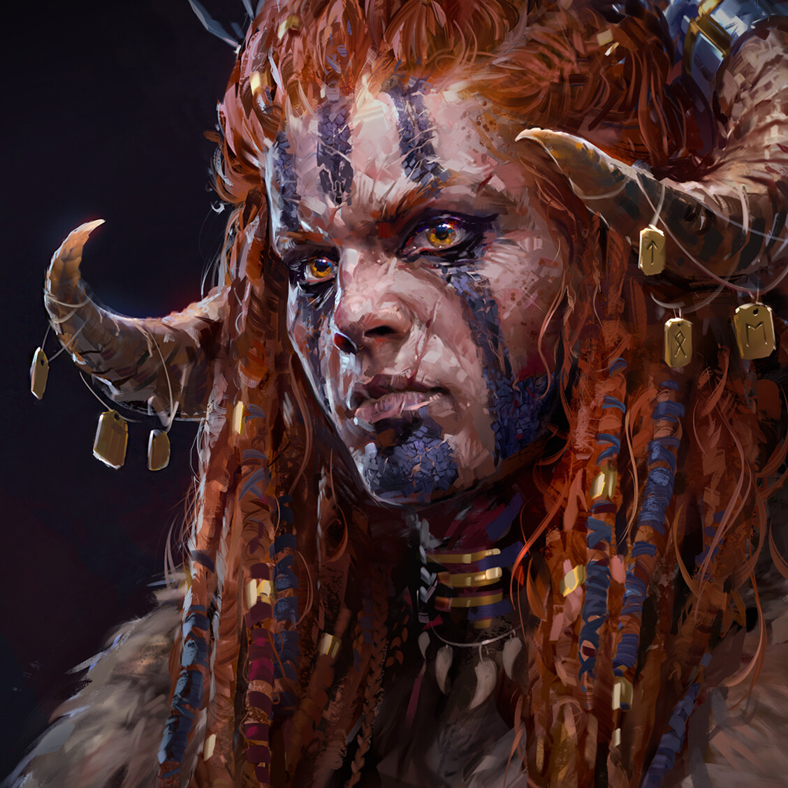 ArtStation - Gytha - 40k Novel Portrait