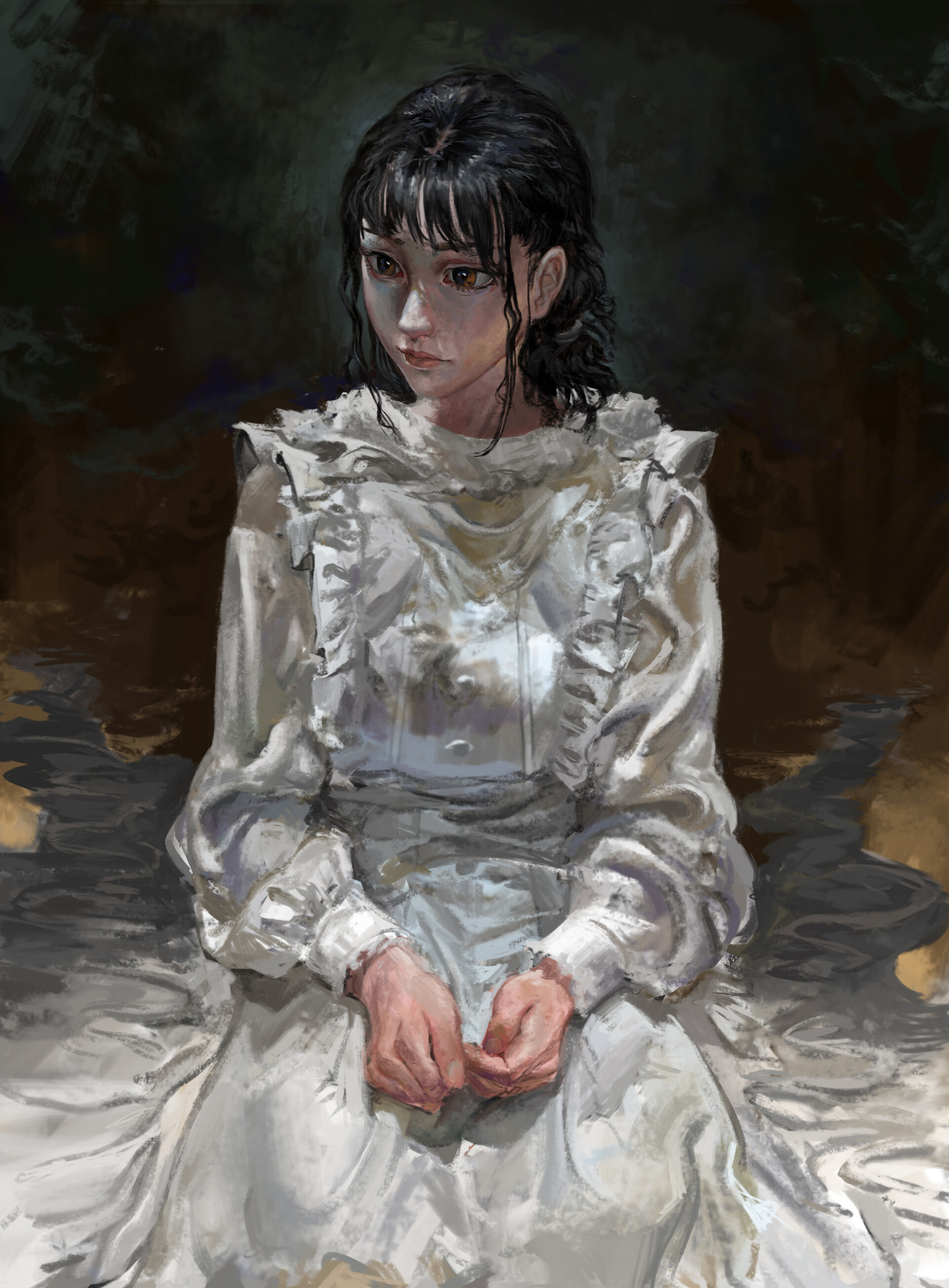 ArtStation - White Dress