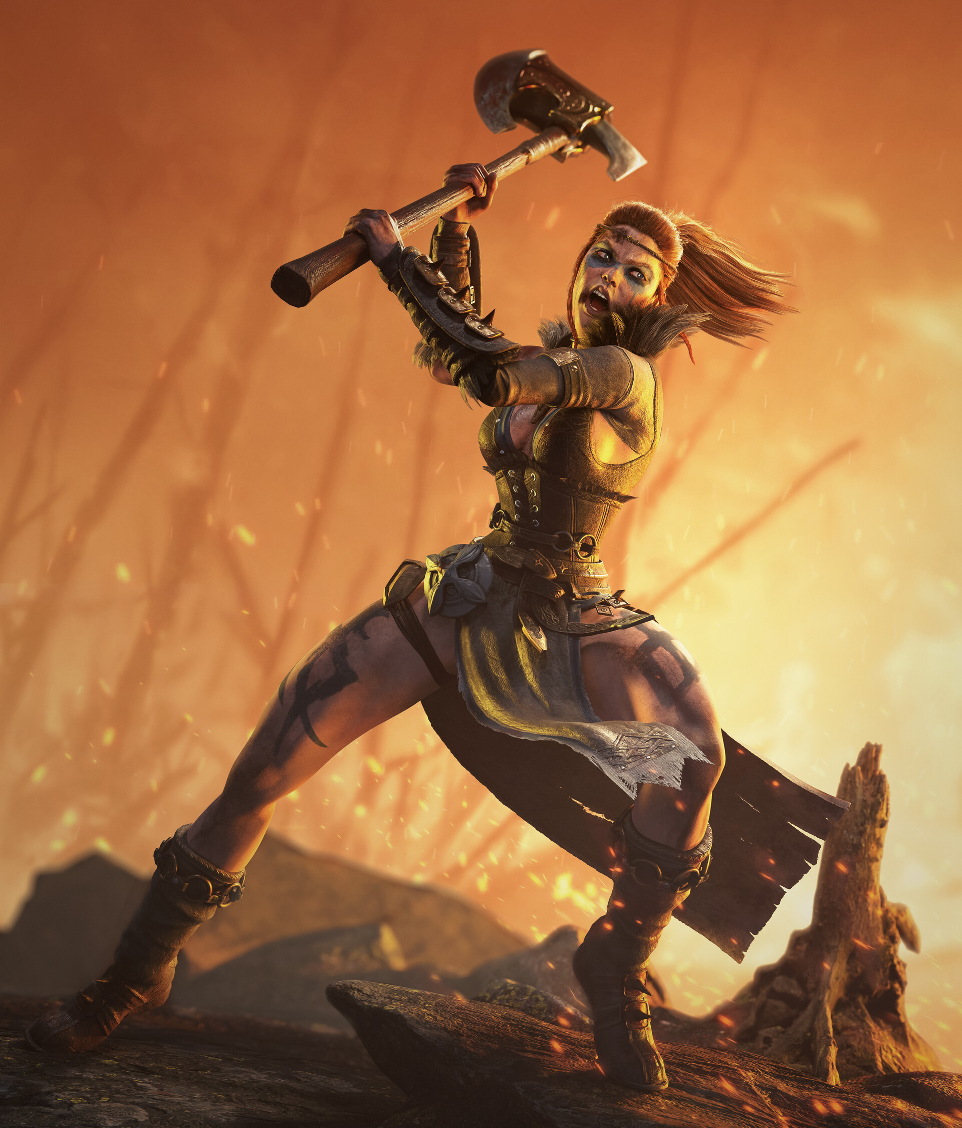 ArtStation - Astrid, the fighter