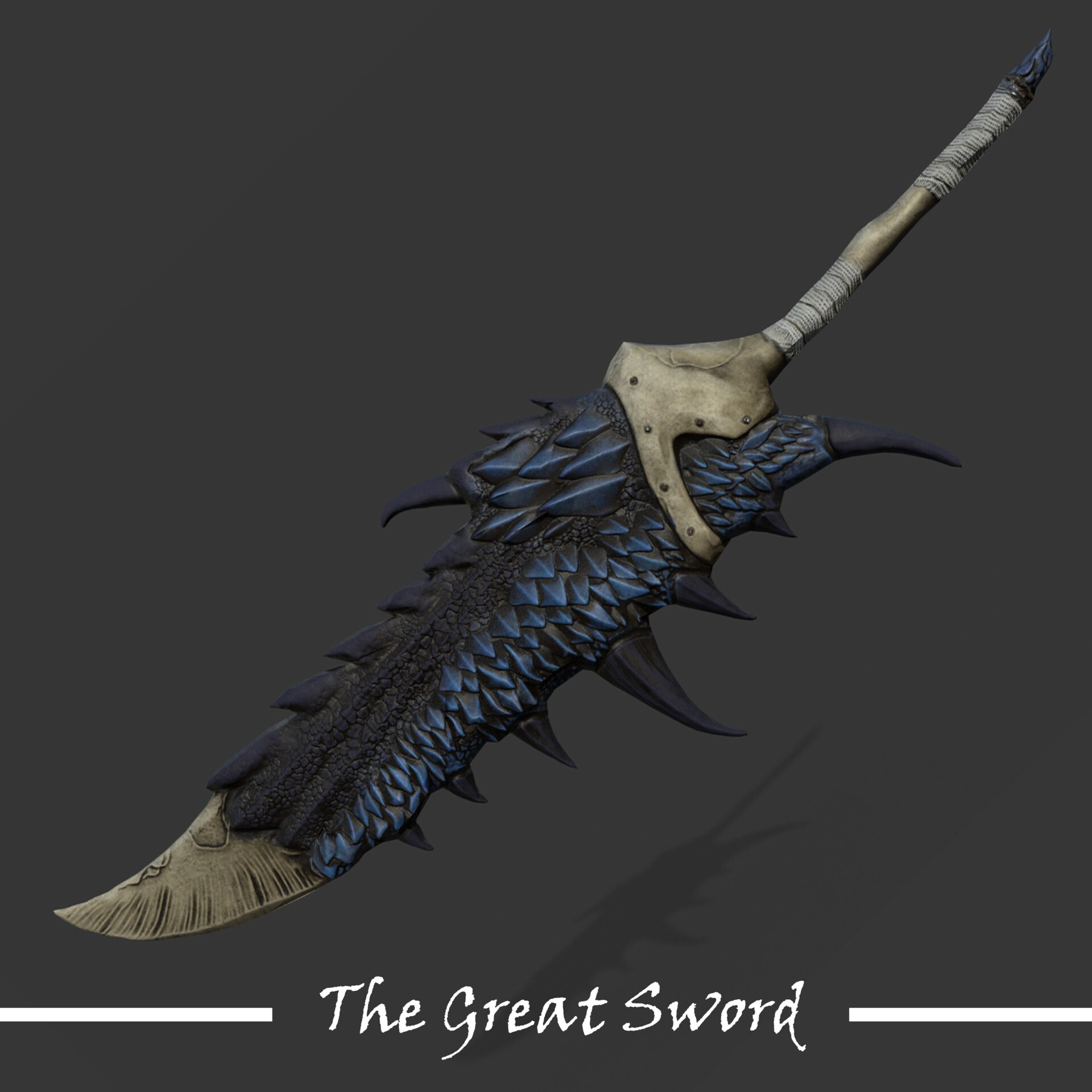 ArtStation - Rathalos Great Sword MHW