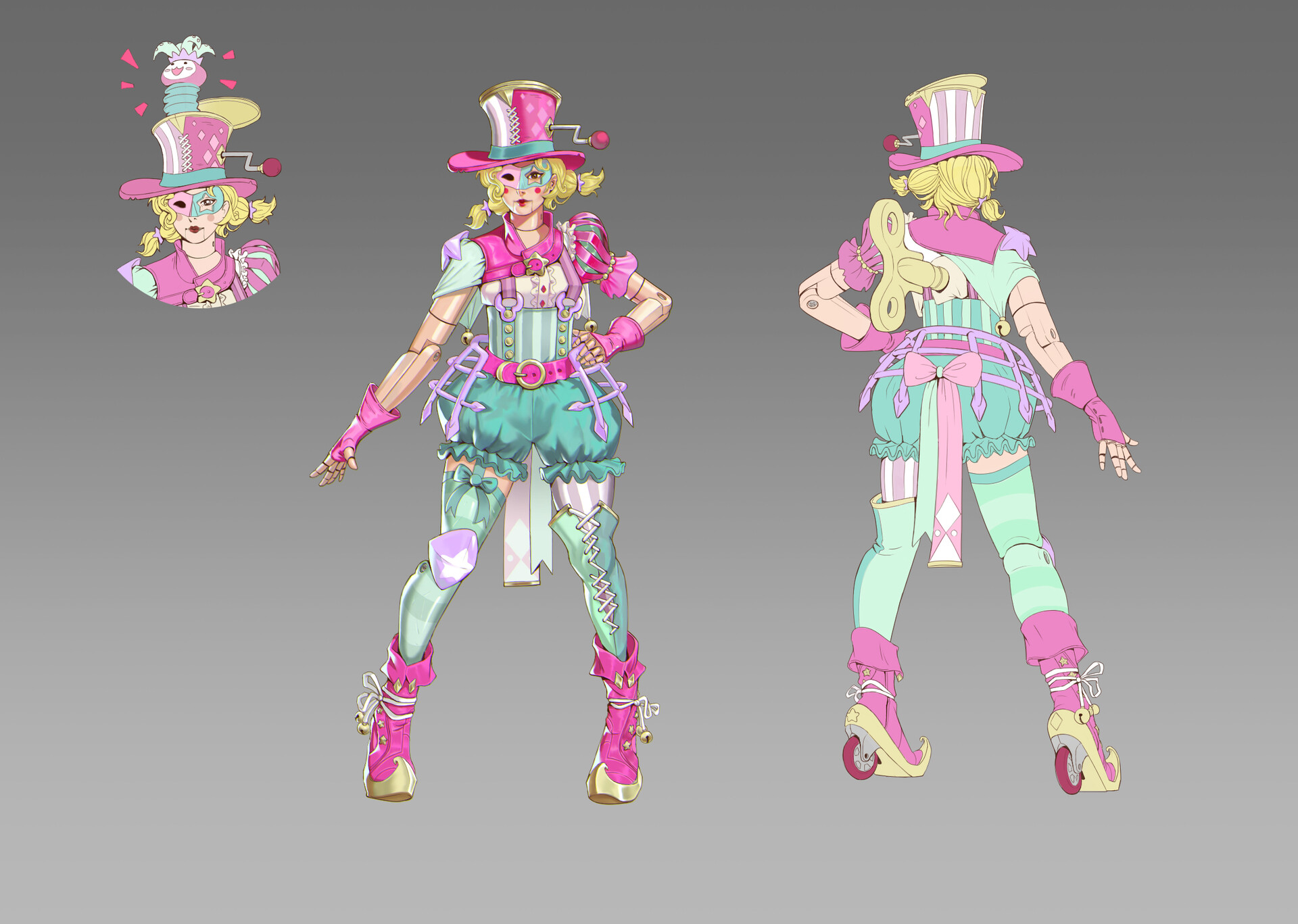 ArtStation - April Fools Character + Weapon Skin