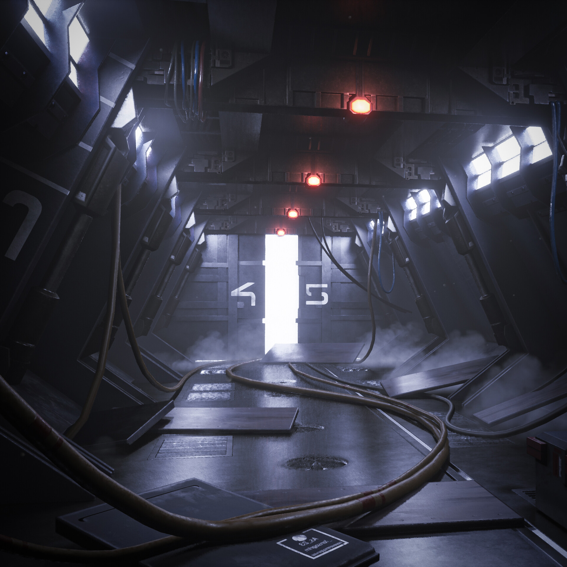 ArtStation - Sci Fi Corridor Modular Environment