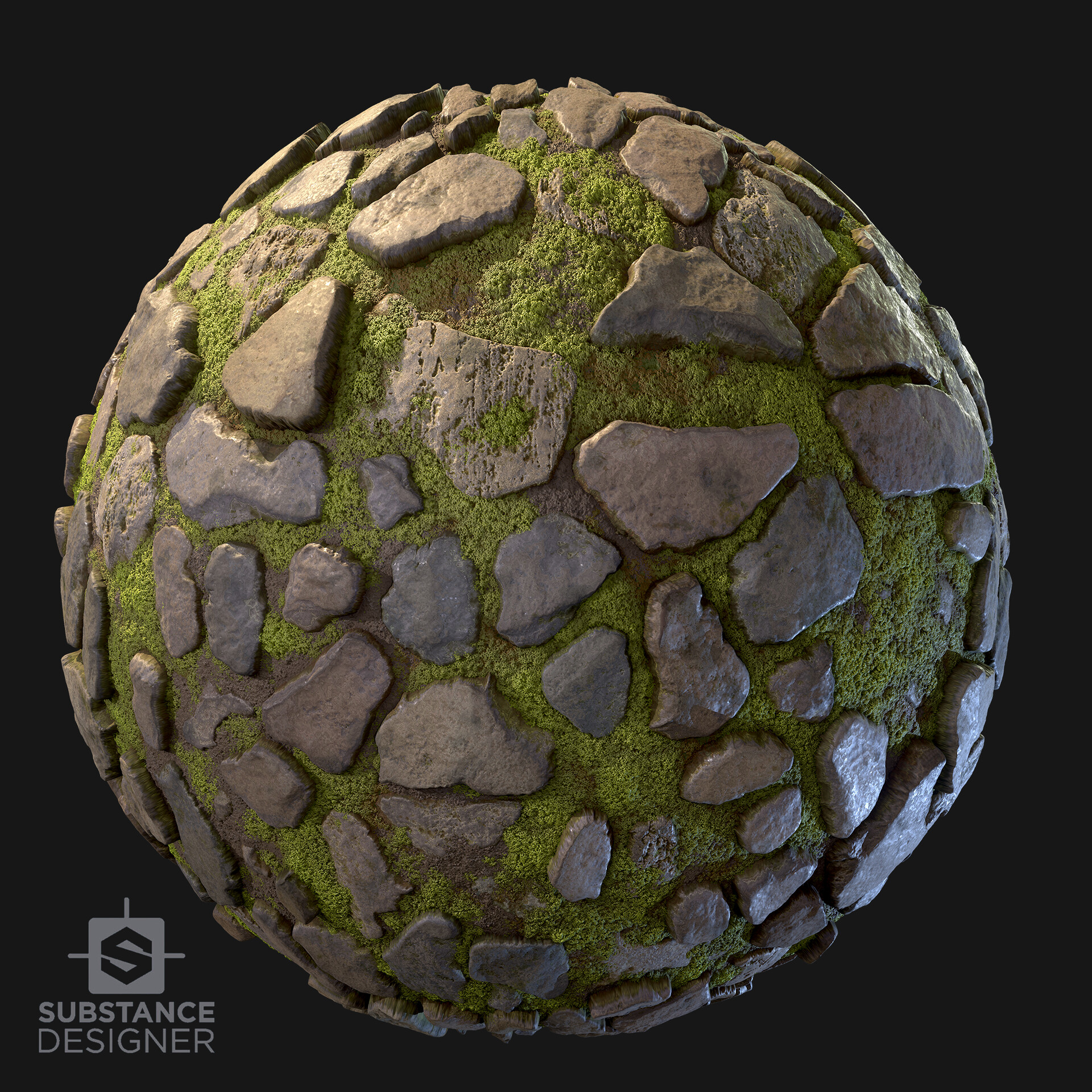 ArtStation - Mossy_Rock