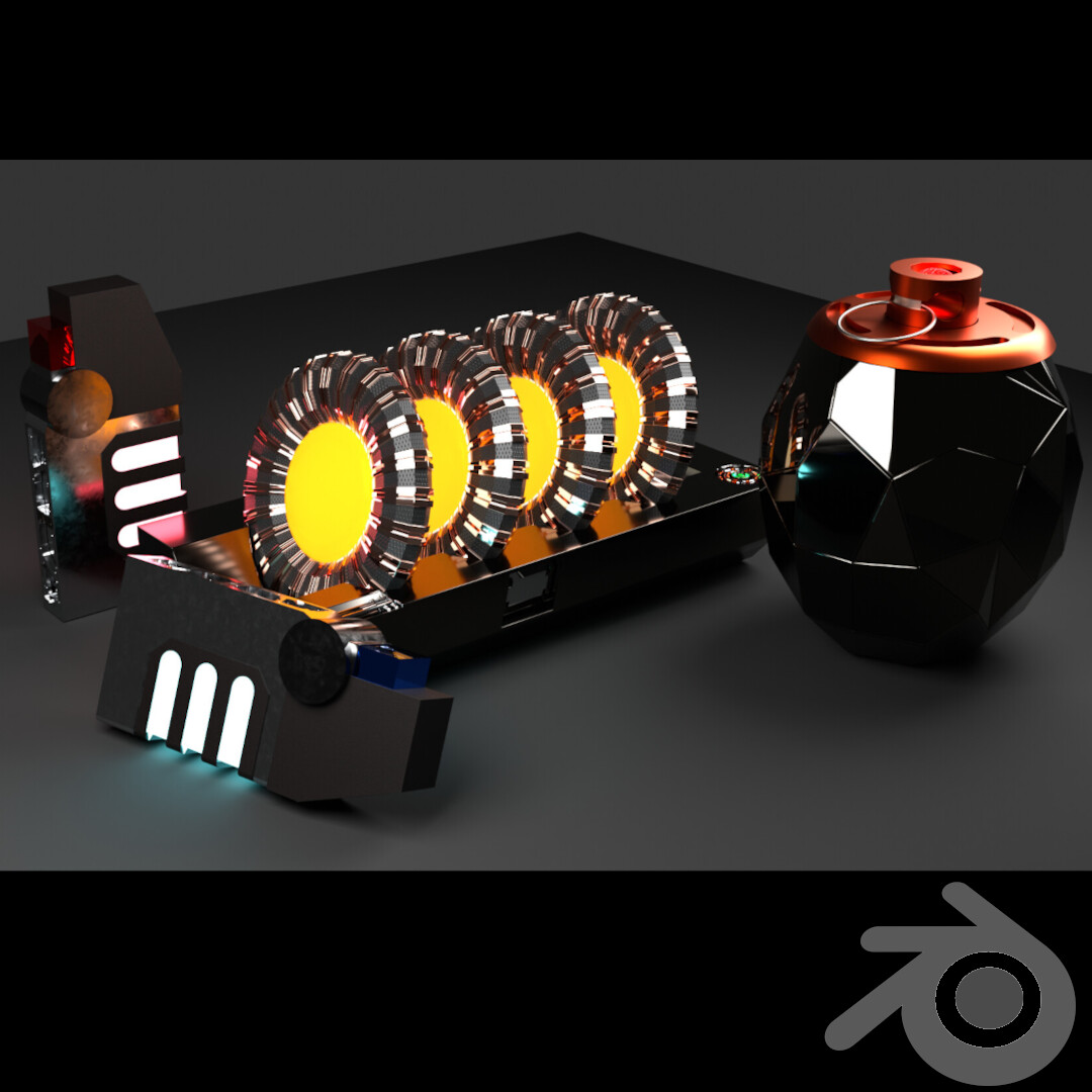 ArtStation - Sci-Fi Prop Design - Set #2