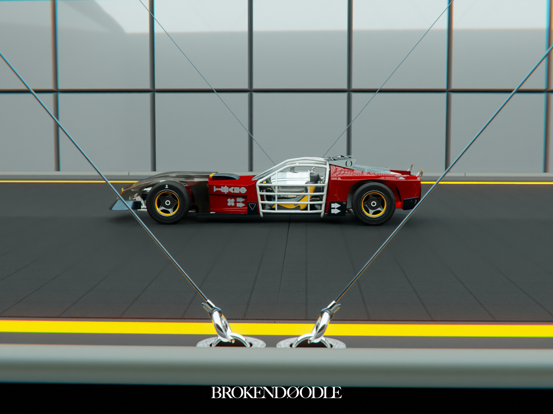 ArtStation - Trackmania Turbo Canyon Drift Super Stock - Revival Set