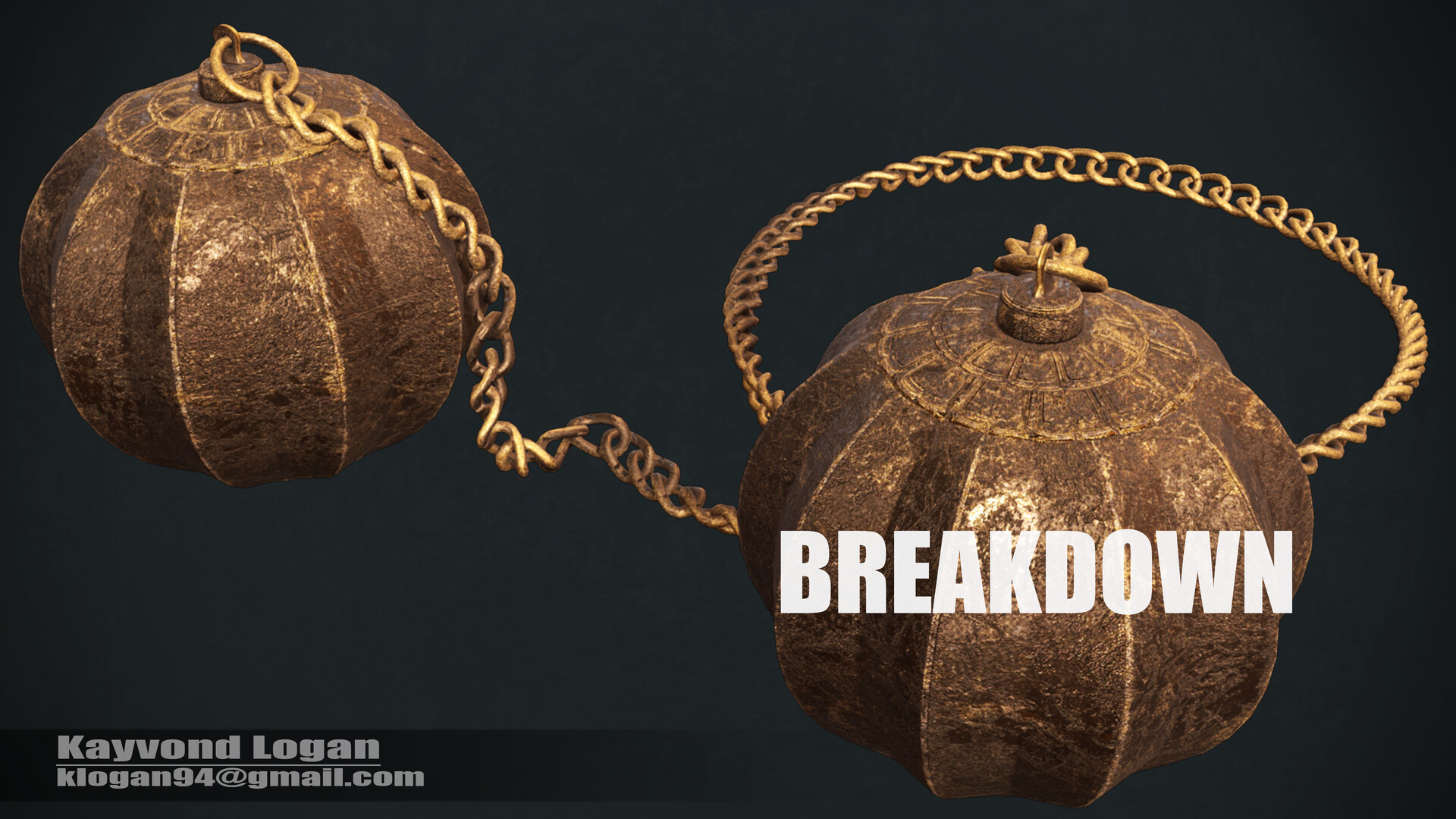 ArtStation - Meteor Hammer - Progress Breakdown