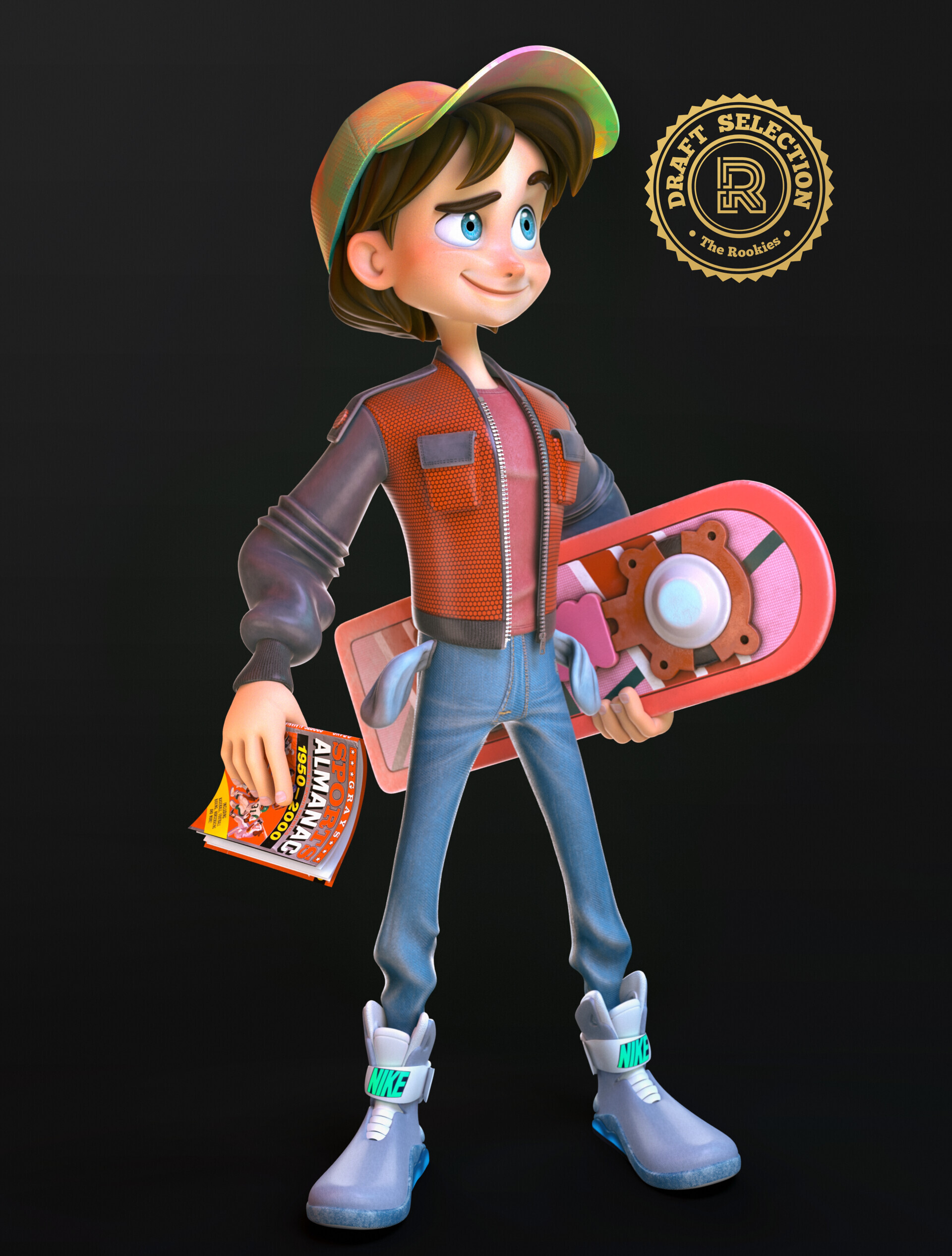ArtStation - Marty Mcfly Cartoon