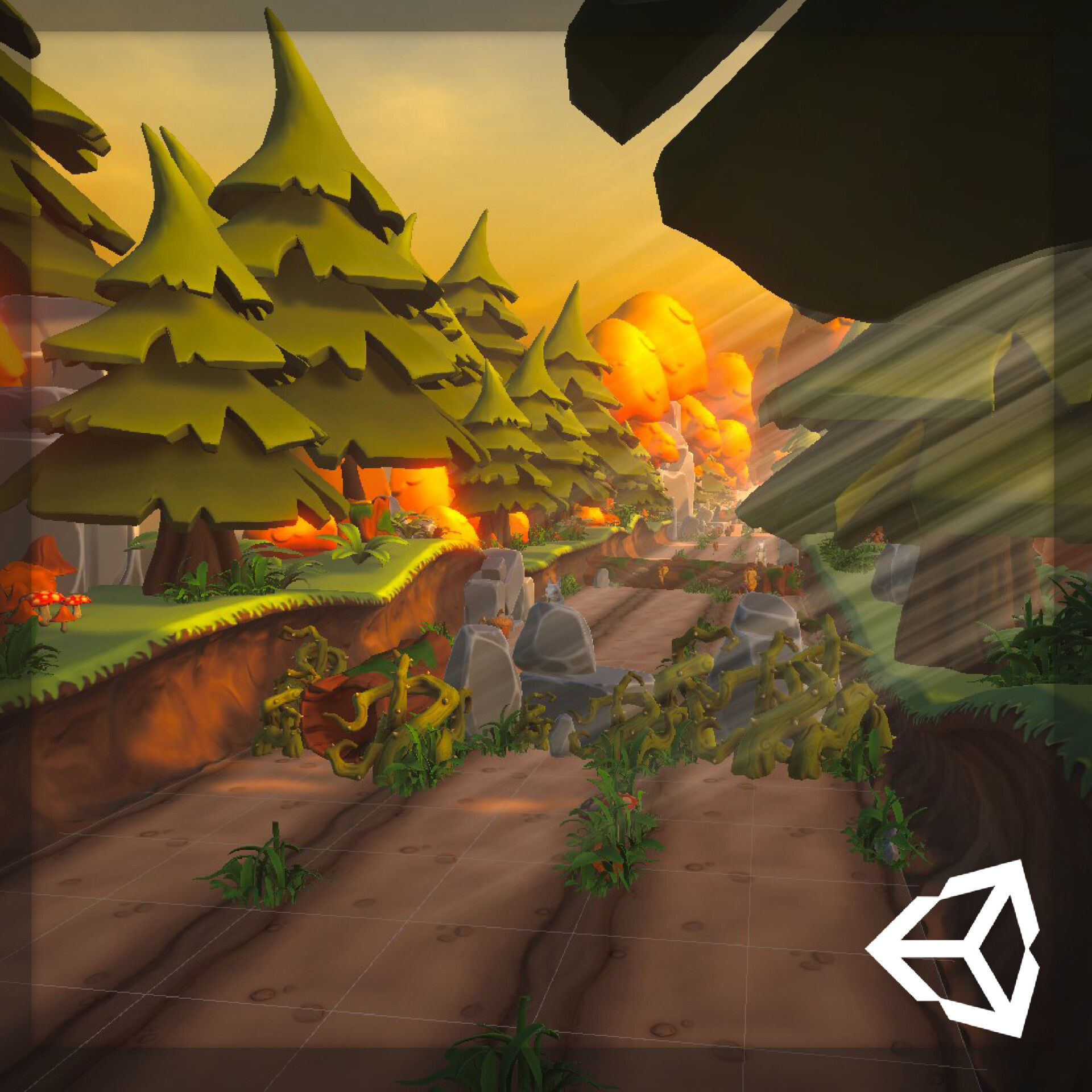 ArtStation - Unity Stylized Environment - "HazelRun"