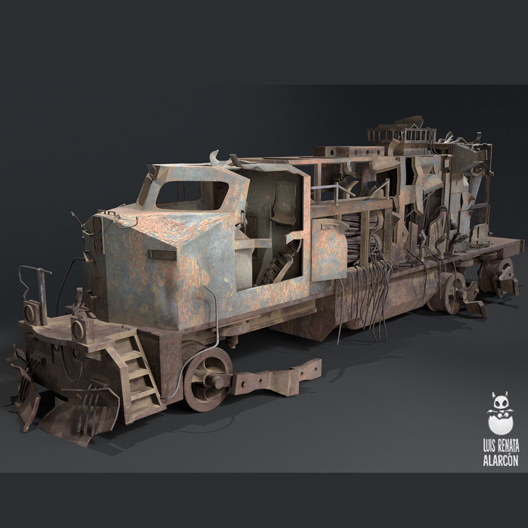 ArtStation - Rusty Train