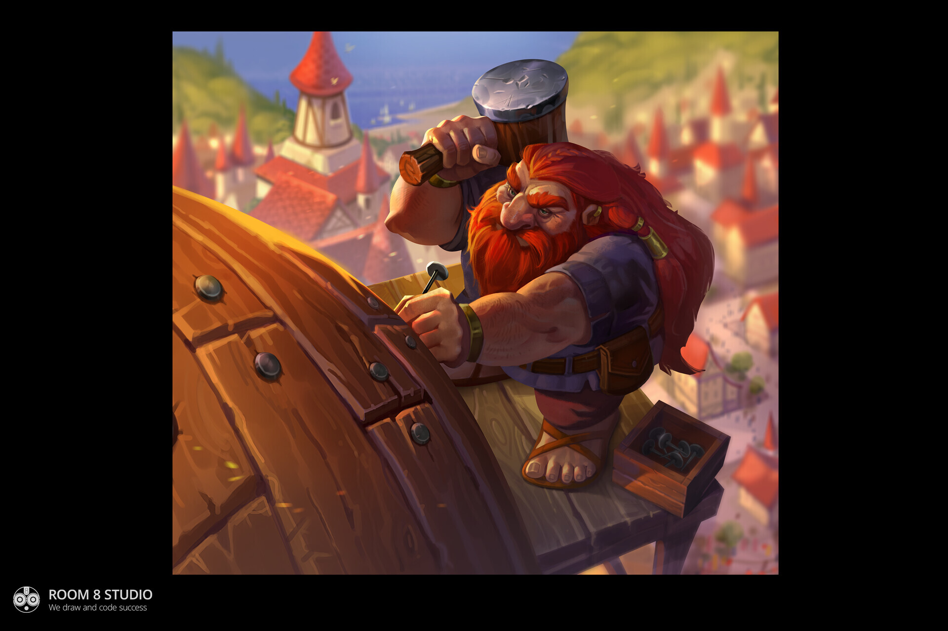 ArtStation - Dwarf worker