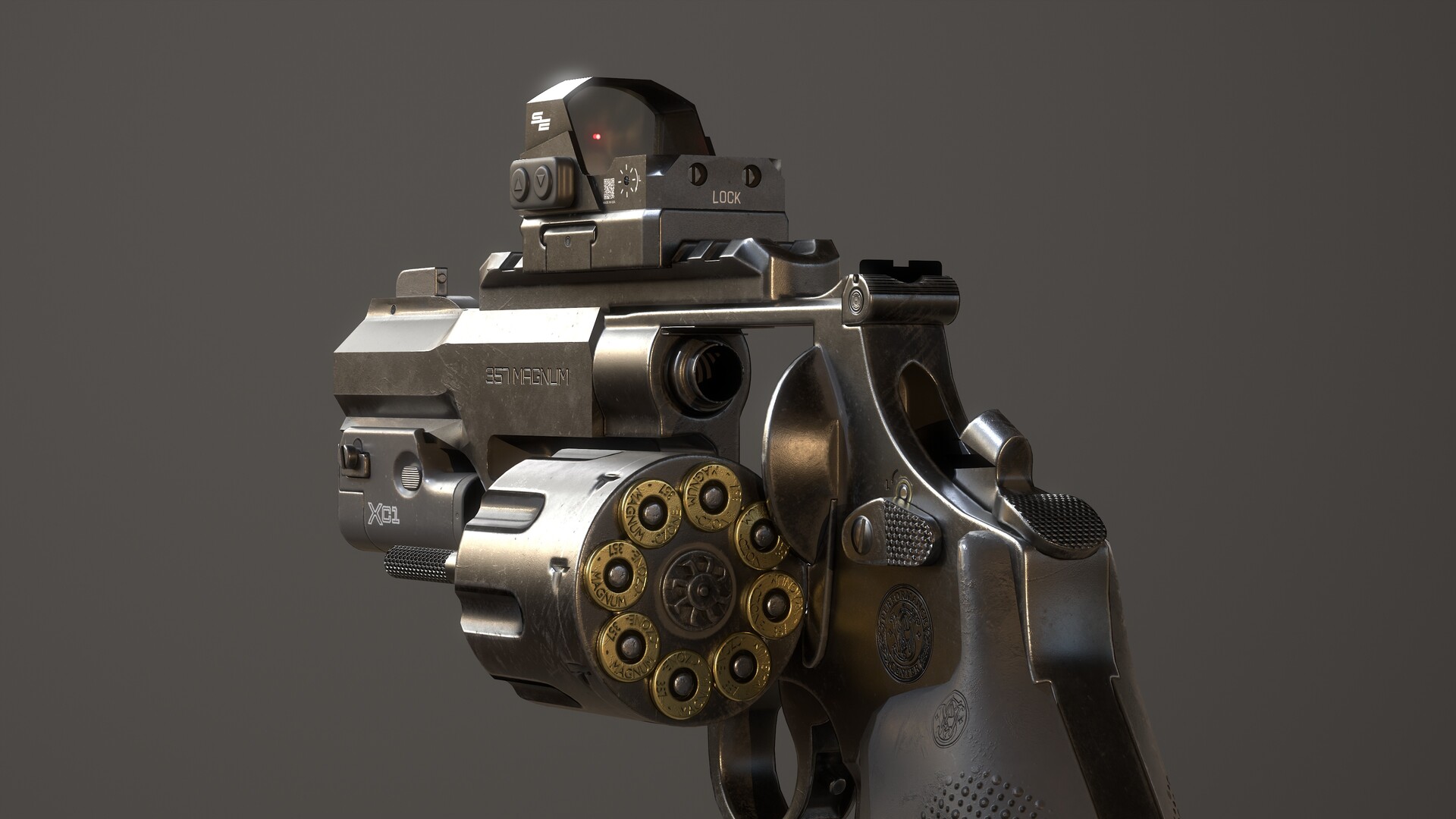 ArtStation - 357 Magnum revolver