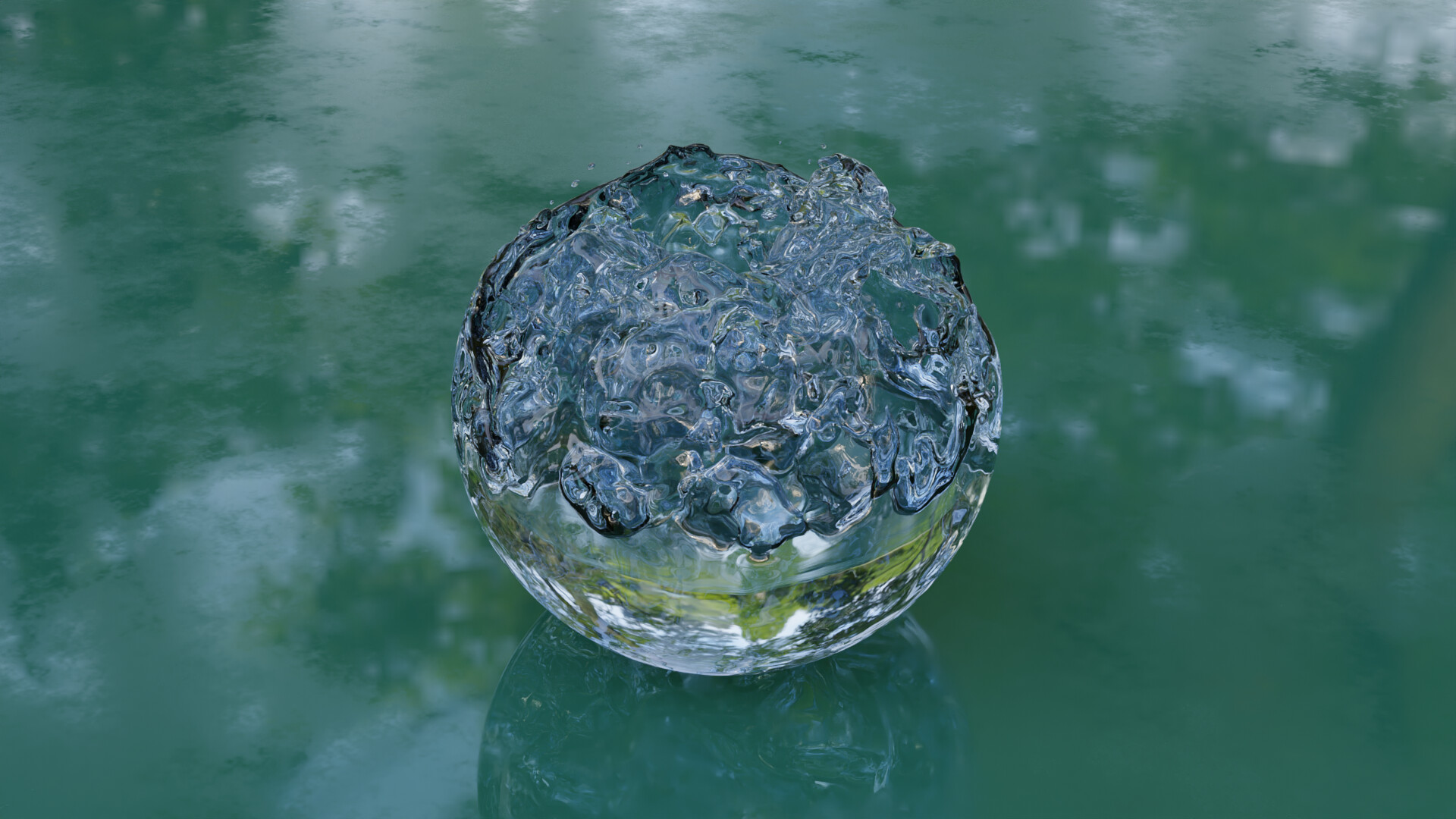 ArtStation - Water Ball 3D animation