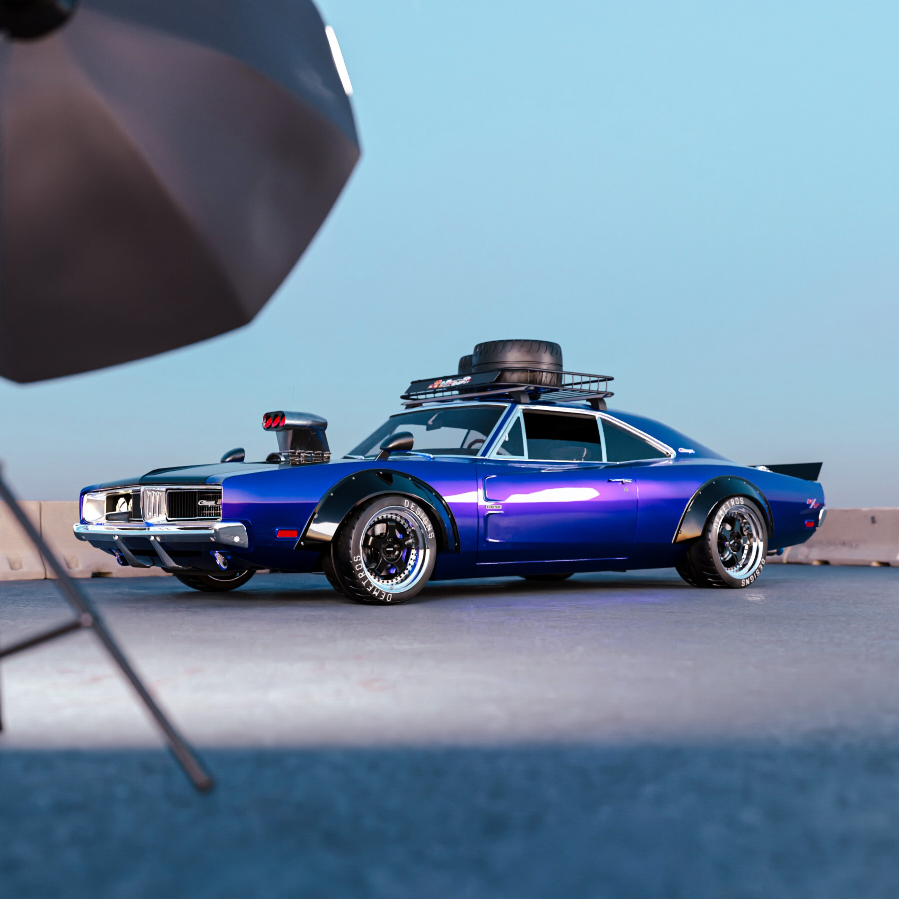 ArtStation - Restomod '69 Dodge Charger