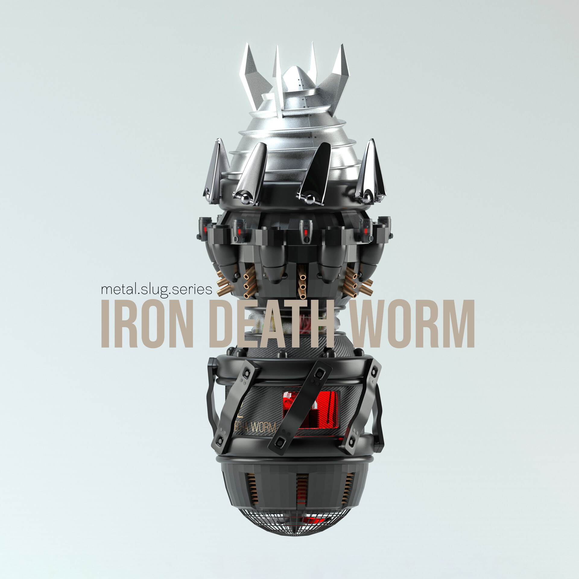 ArtStation - The Iron Death Worm - Metal Slug Series