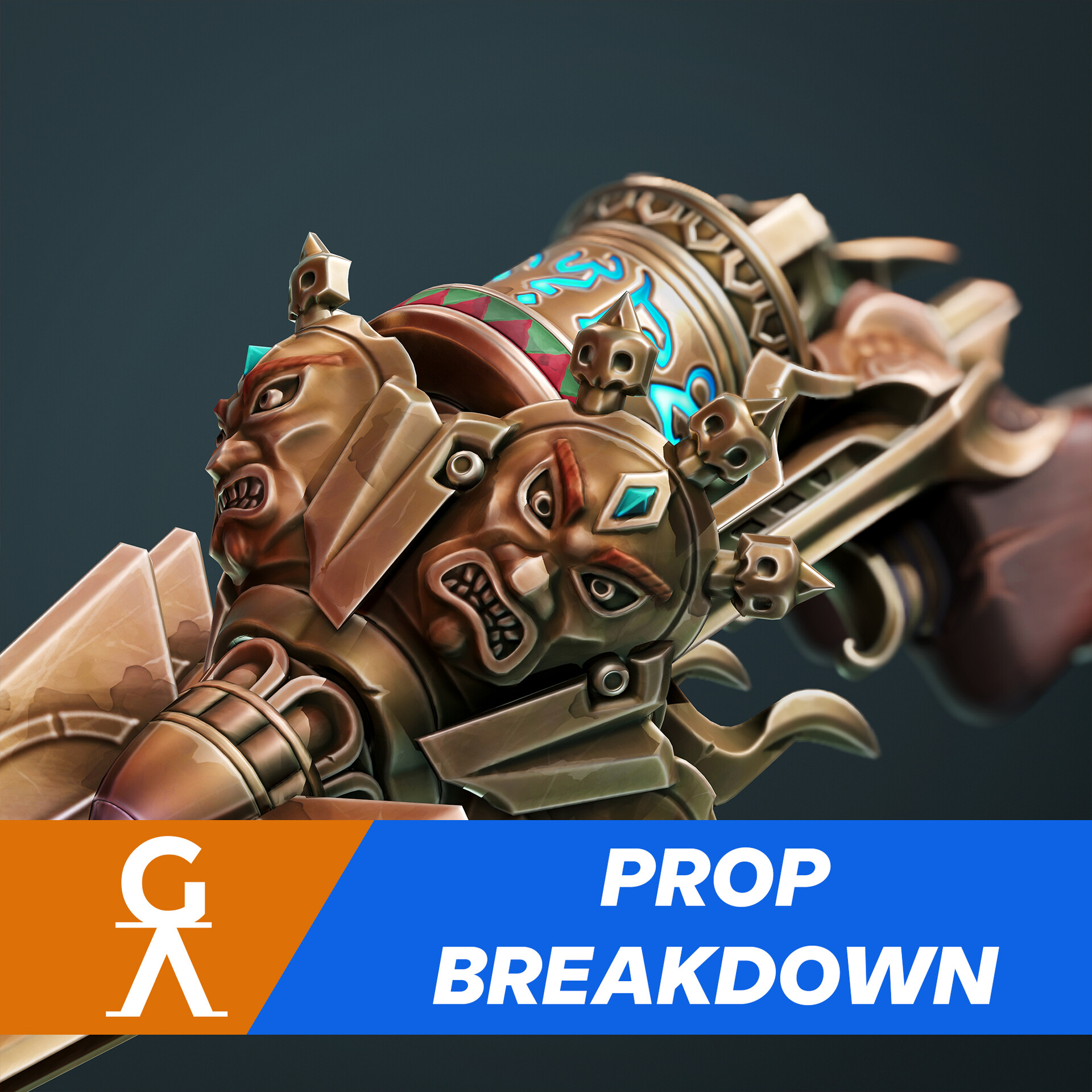ArtStation - Relic Weapon – Prop Breakdown – Lucas Mania