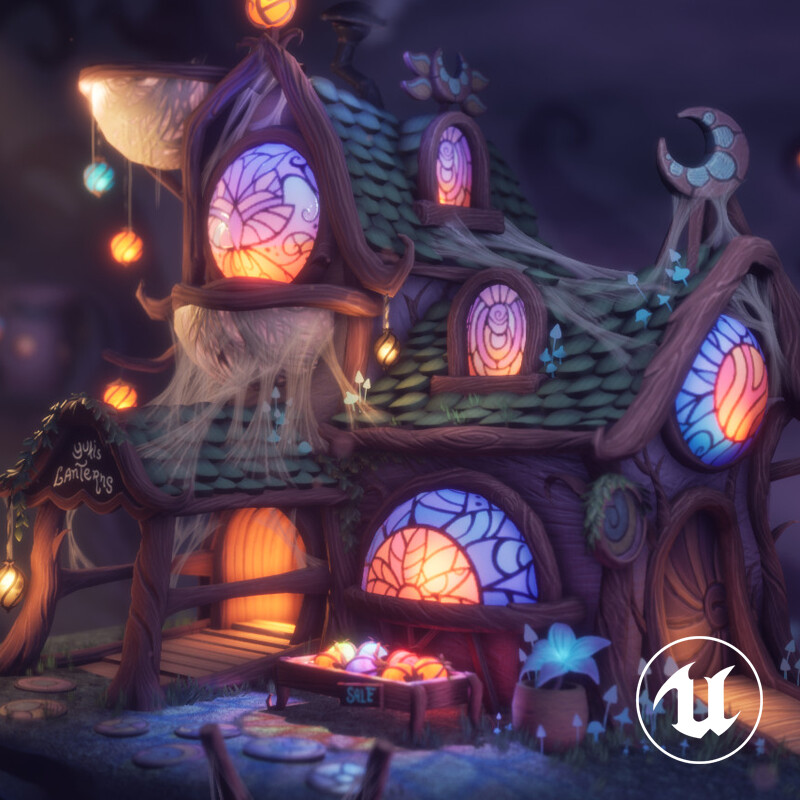 ArtStation - The Moth Village