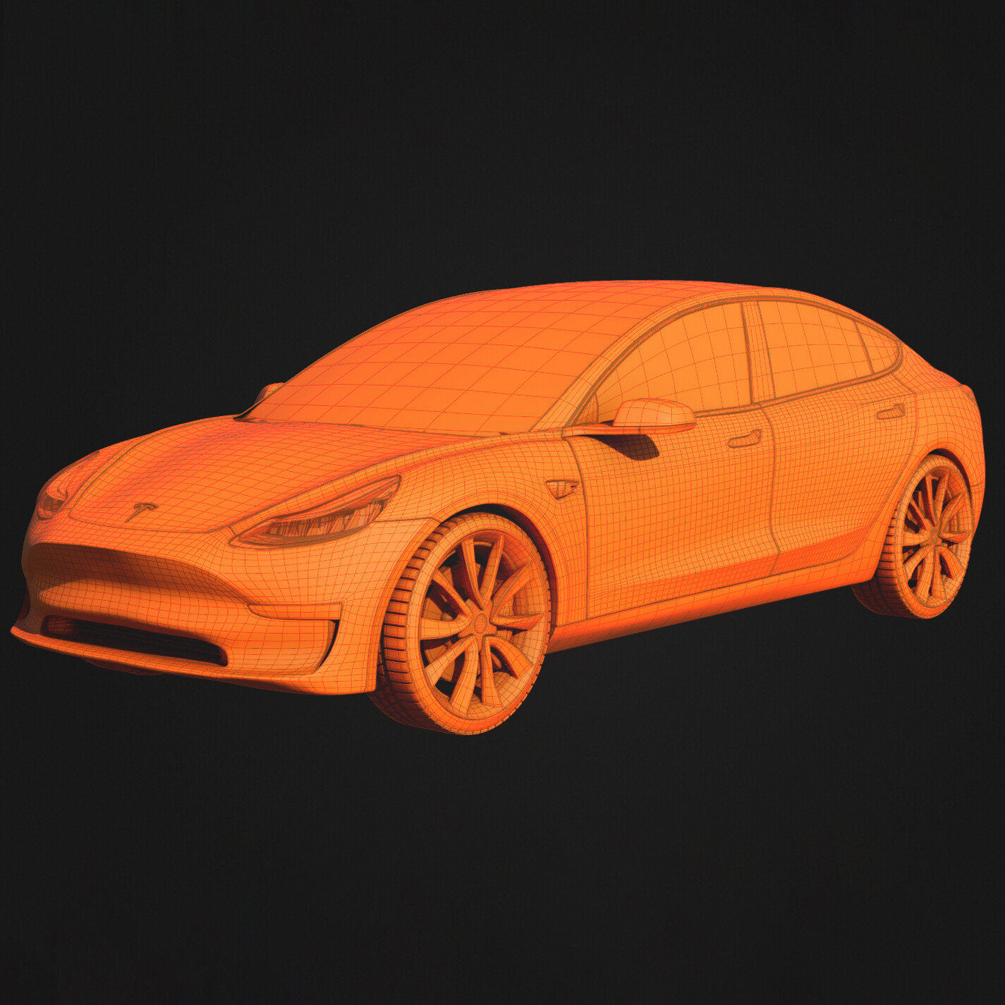ArtStation - Tesla Model 3