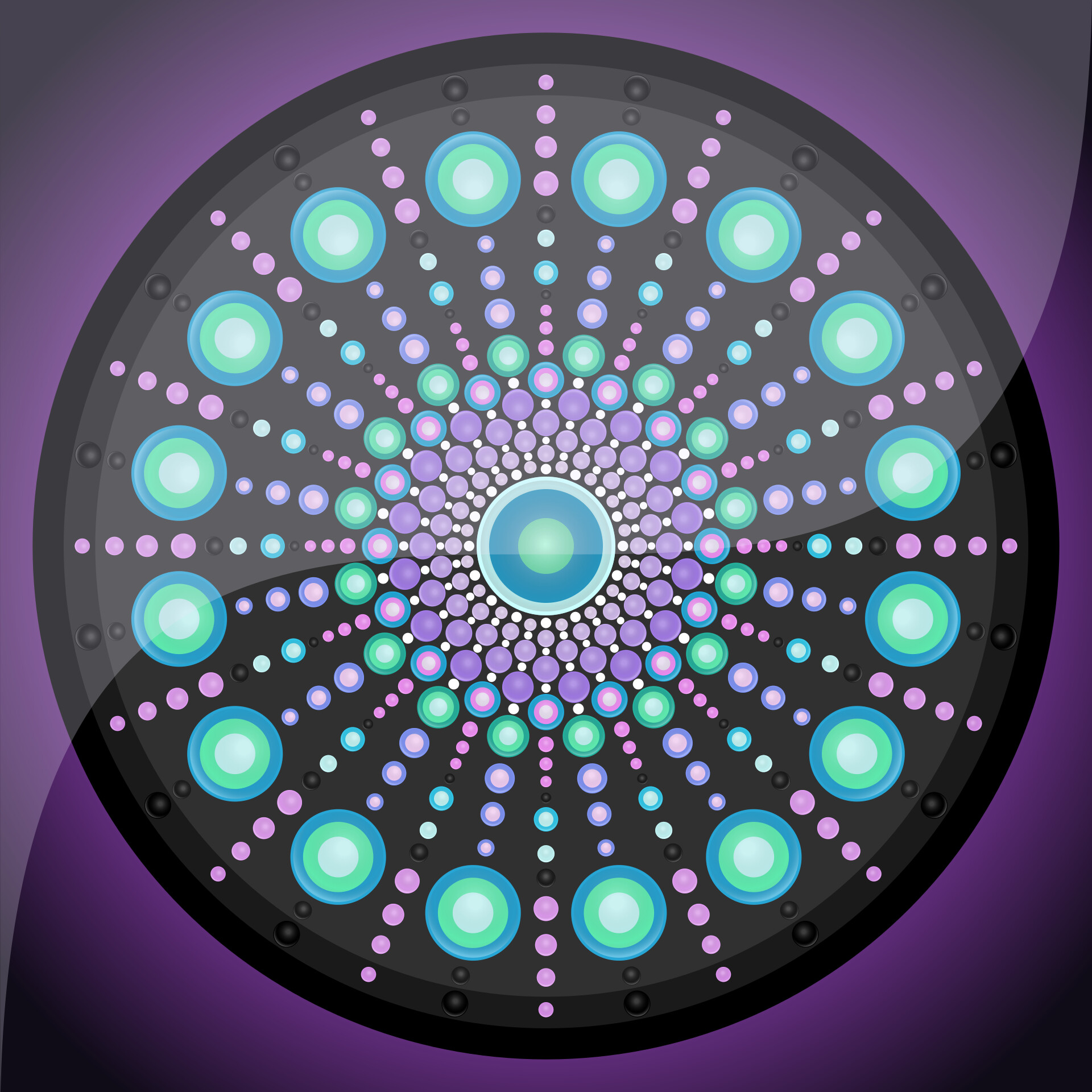 Dot MANDALA — Decorative 12 — vector by Rafael Javier — ProUser.Me